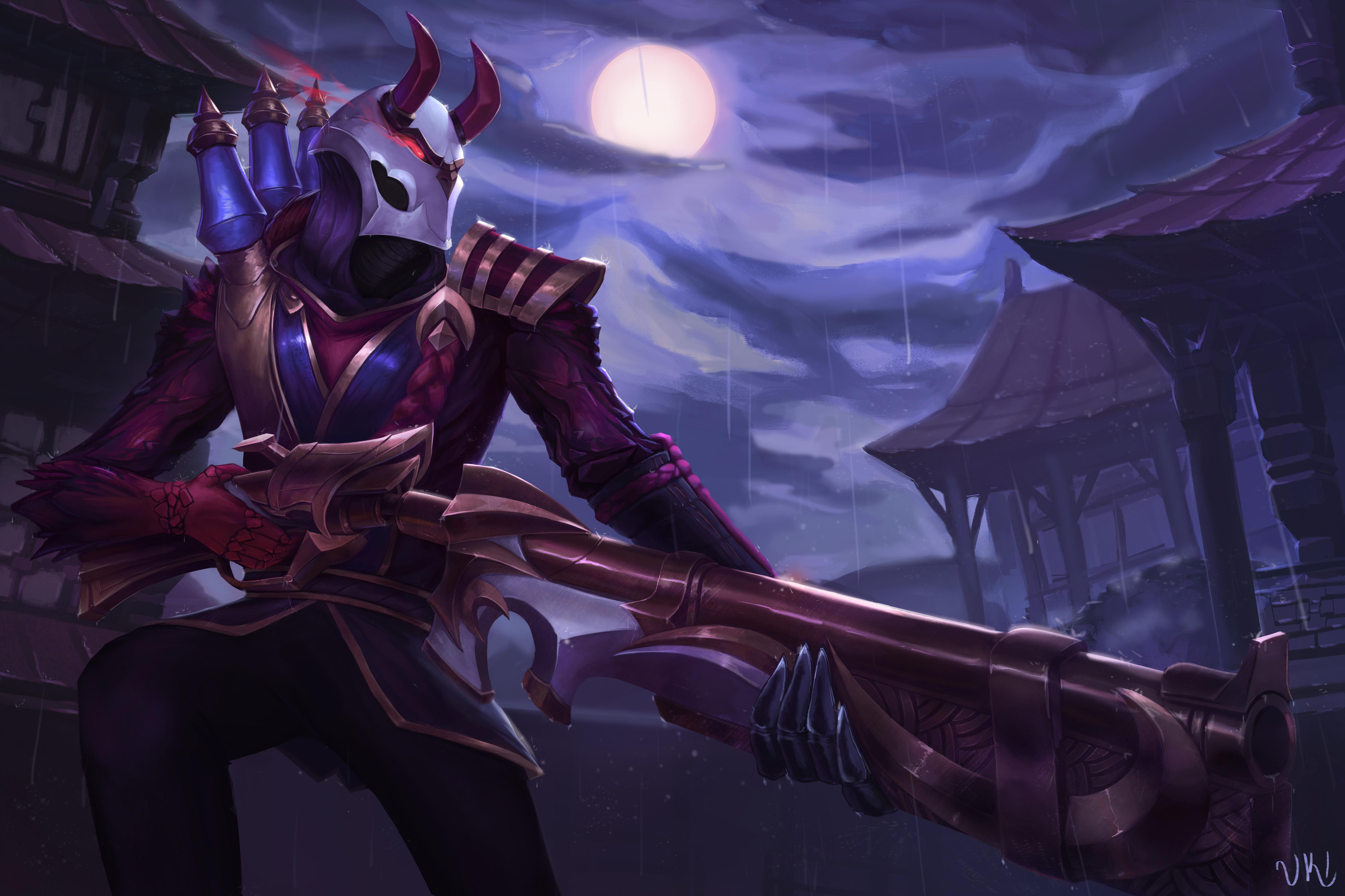 Blood Moon Pyke Wallpapers - Top Free Blood Moon Pyke Backgrounds ...