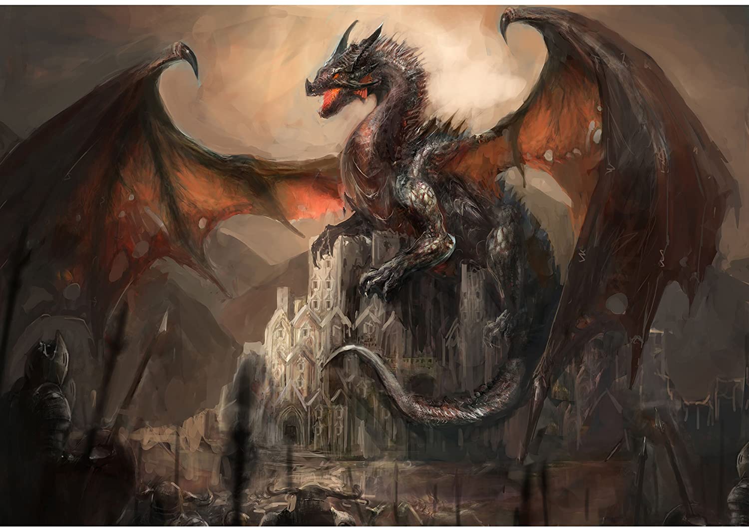 3D Medievel Dragon Wallpapers - Top Free 3D Medievel Dragon Backgrounds ...