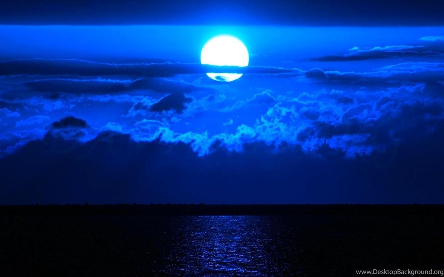 Blue Moonlight Wallpapers - Top Free Blue Moonlight Backgrounds ...