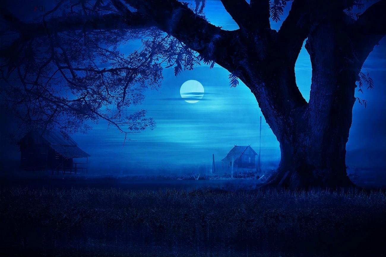 Blue Moonlight Wallpapers - Top Free Blue Moonlight Backgrounds ...