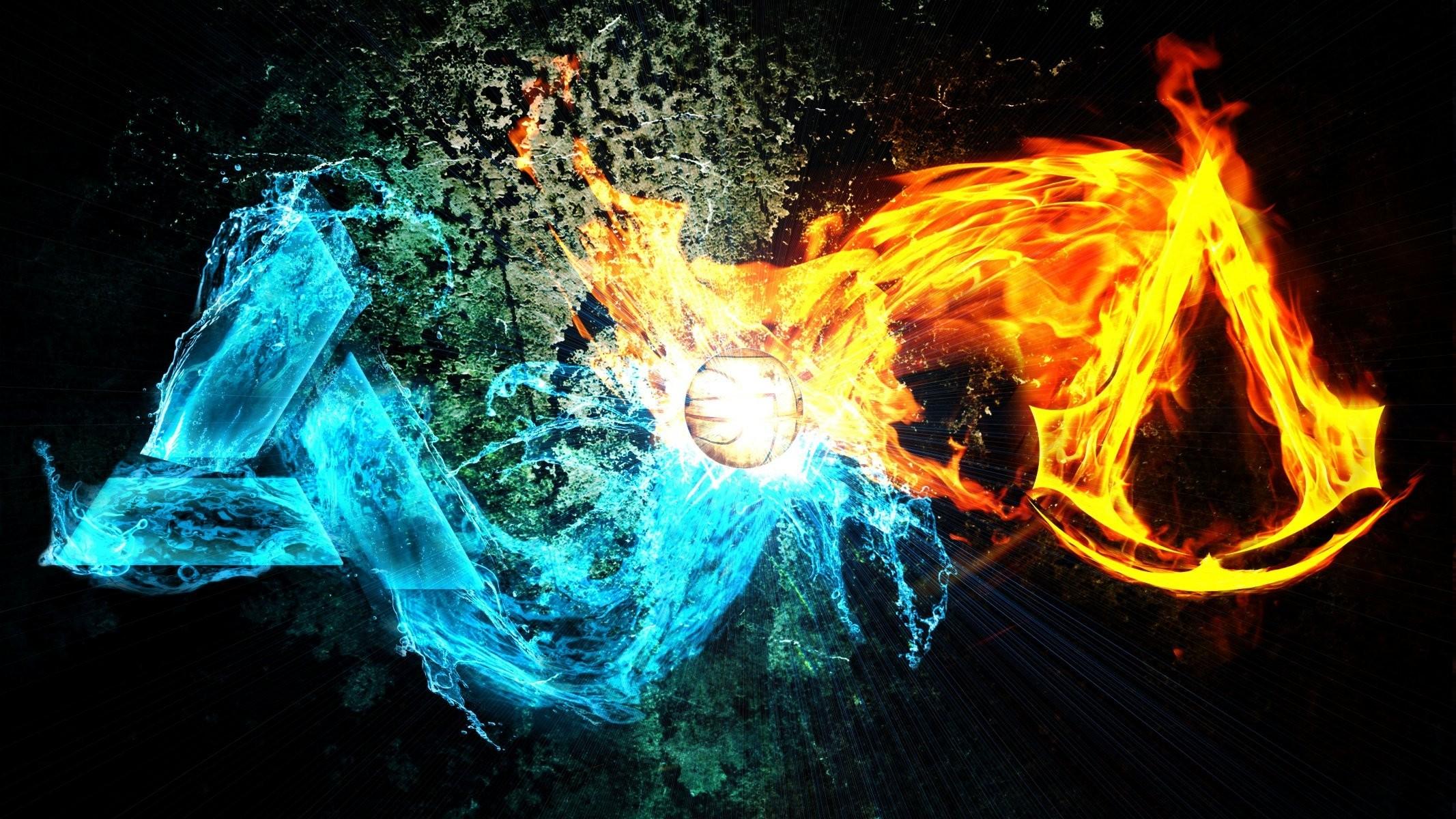 Cool Fire and Water Wallpapers - Top Free Cool Fire and Water ...