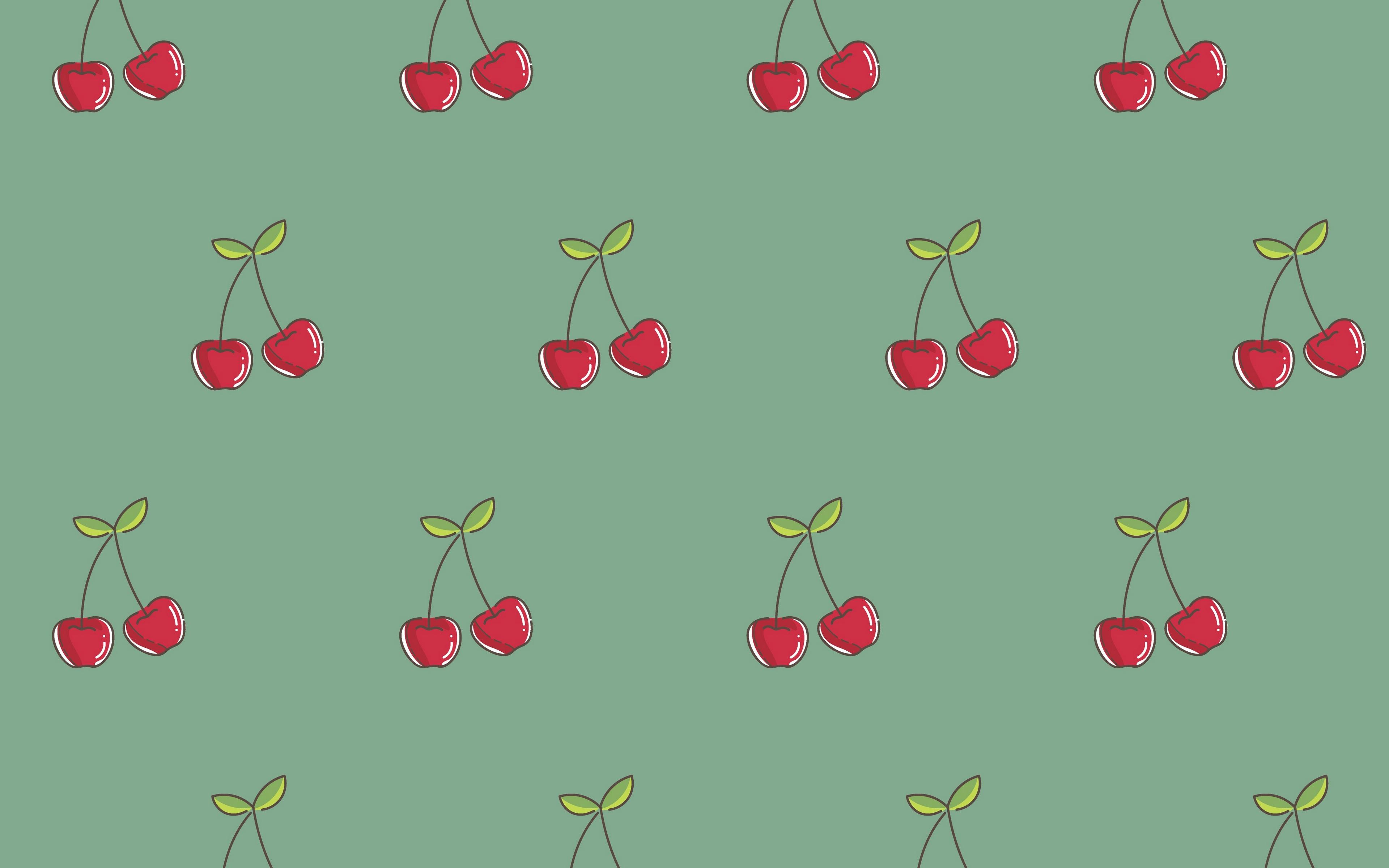 Cherry Pattern Wallpapers - Top Free Cherry Pattern Backgrounds ...