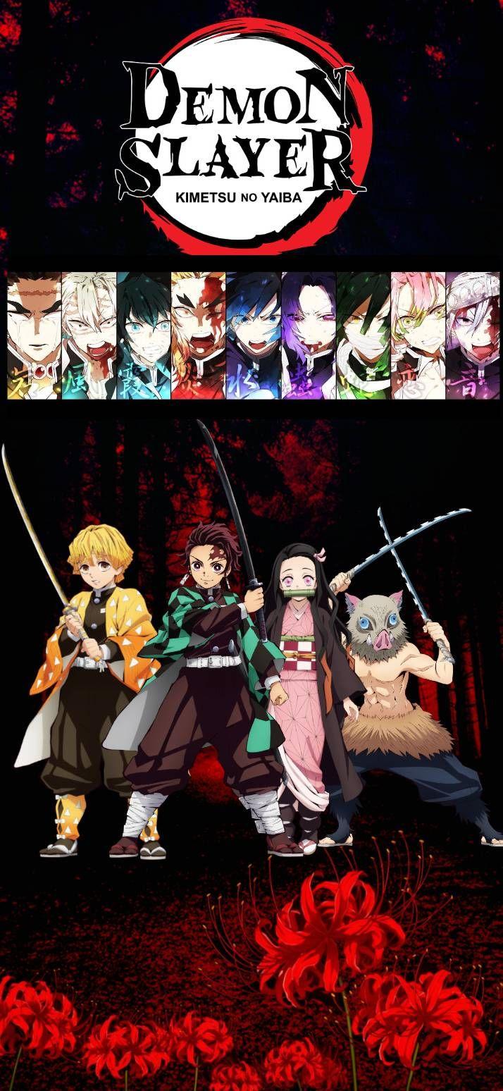 Demon Slayer Characters Wallpapers - Top Free Demon Slayer Characters ...