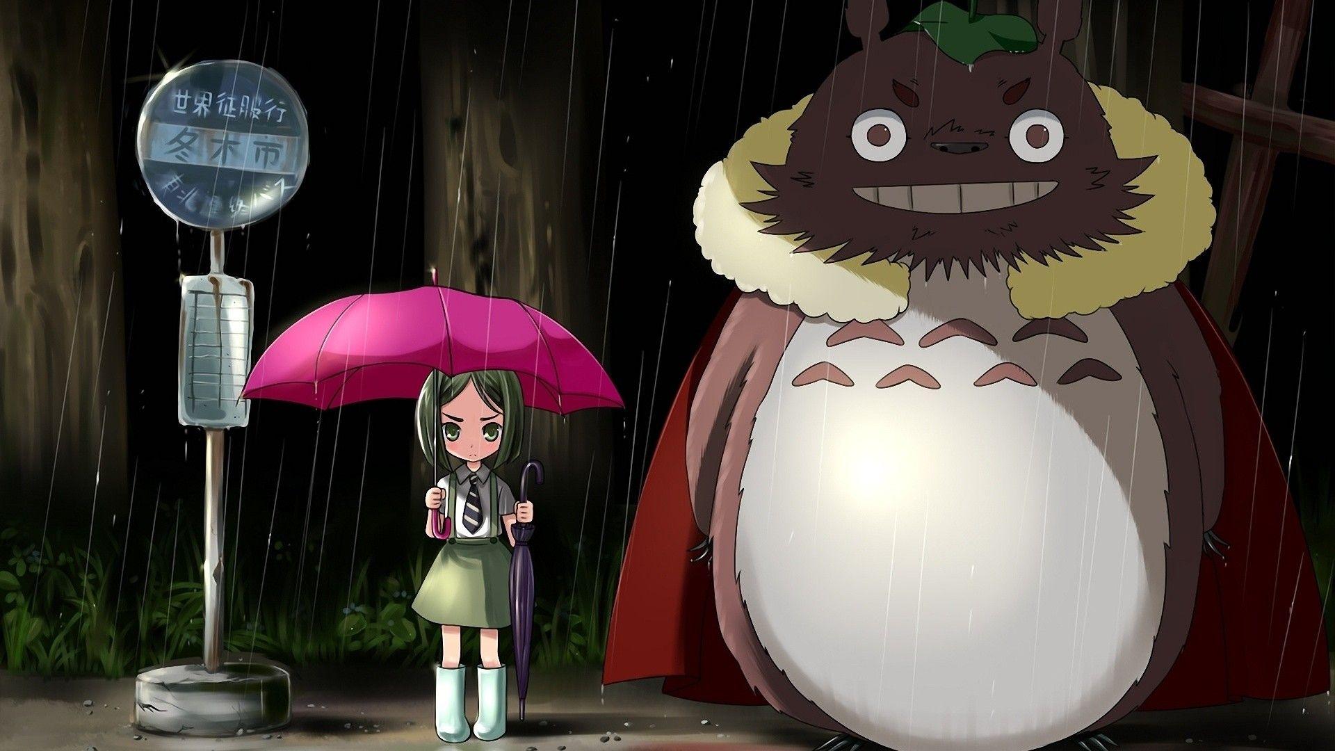 Totoro Bus Stop Wallpapers - Top Free Totoro Bus Stop Backgrounds ...