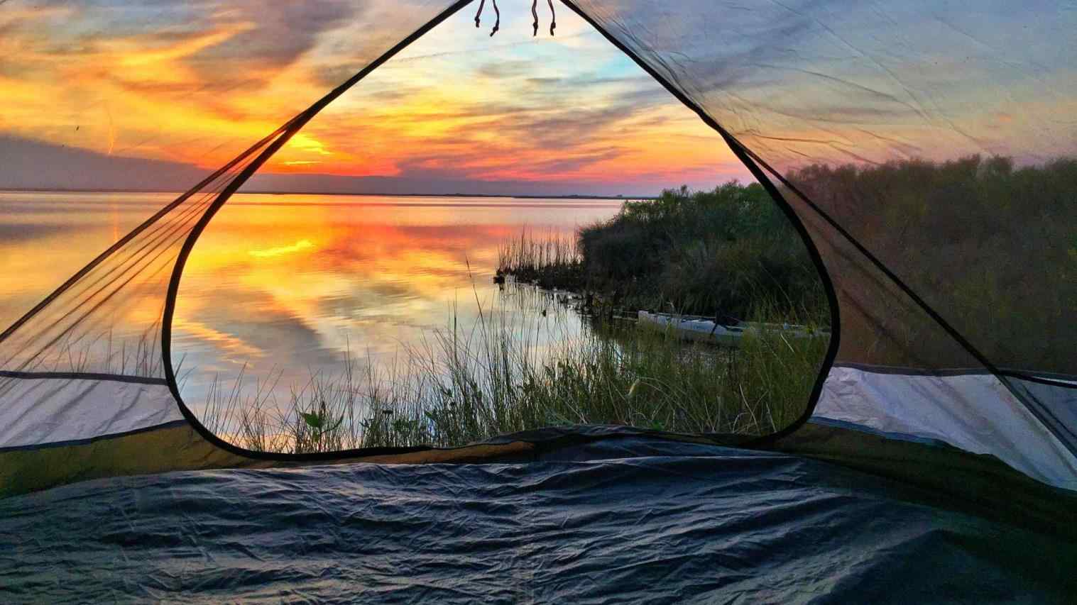 Camping Sunset Wallpapers - Top Free Camping Sunset Backgrounds ...