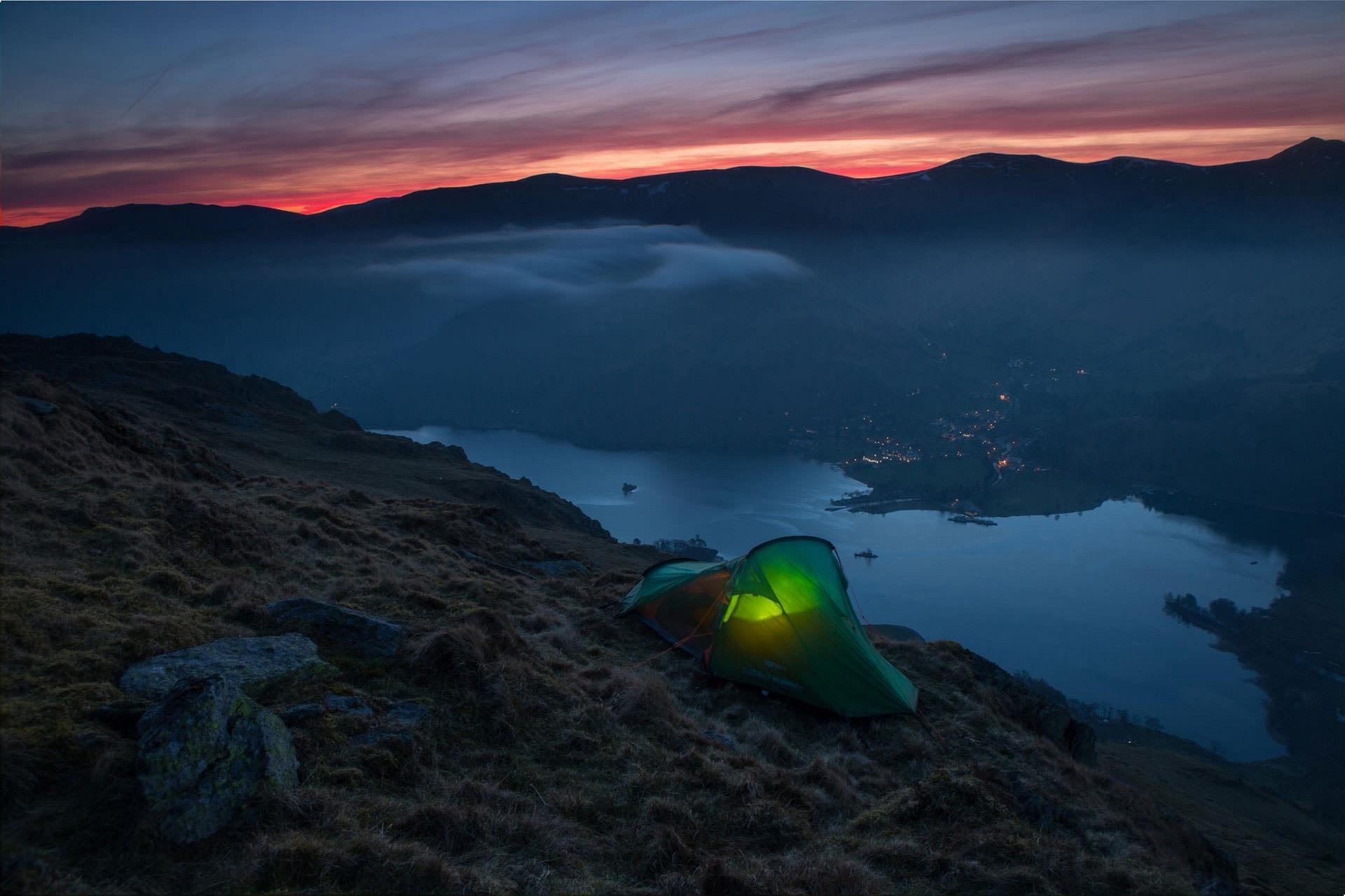 Camping Sunset Wallpapers - Top Free Camping Sunset Backgrounds ...