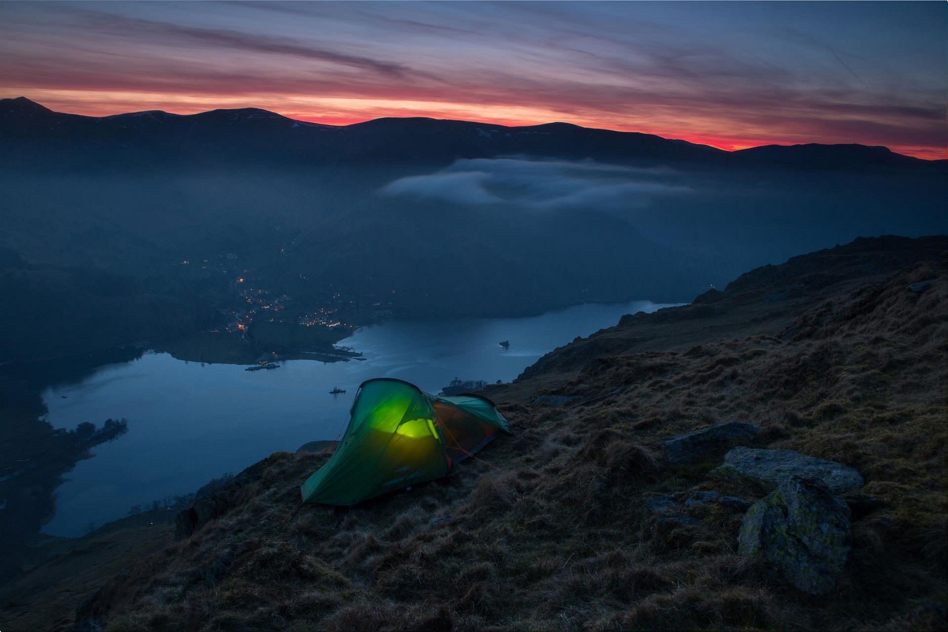 Camping Sunset Wallpapers - Top Free Camping Sunset Backgrounds ...