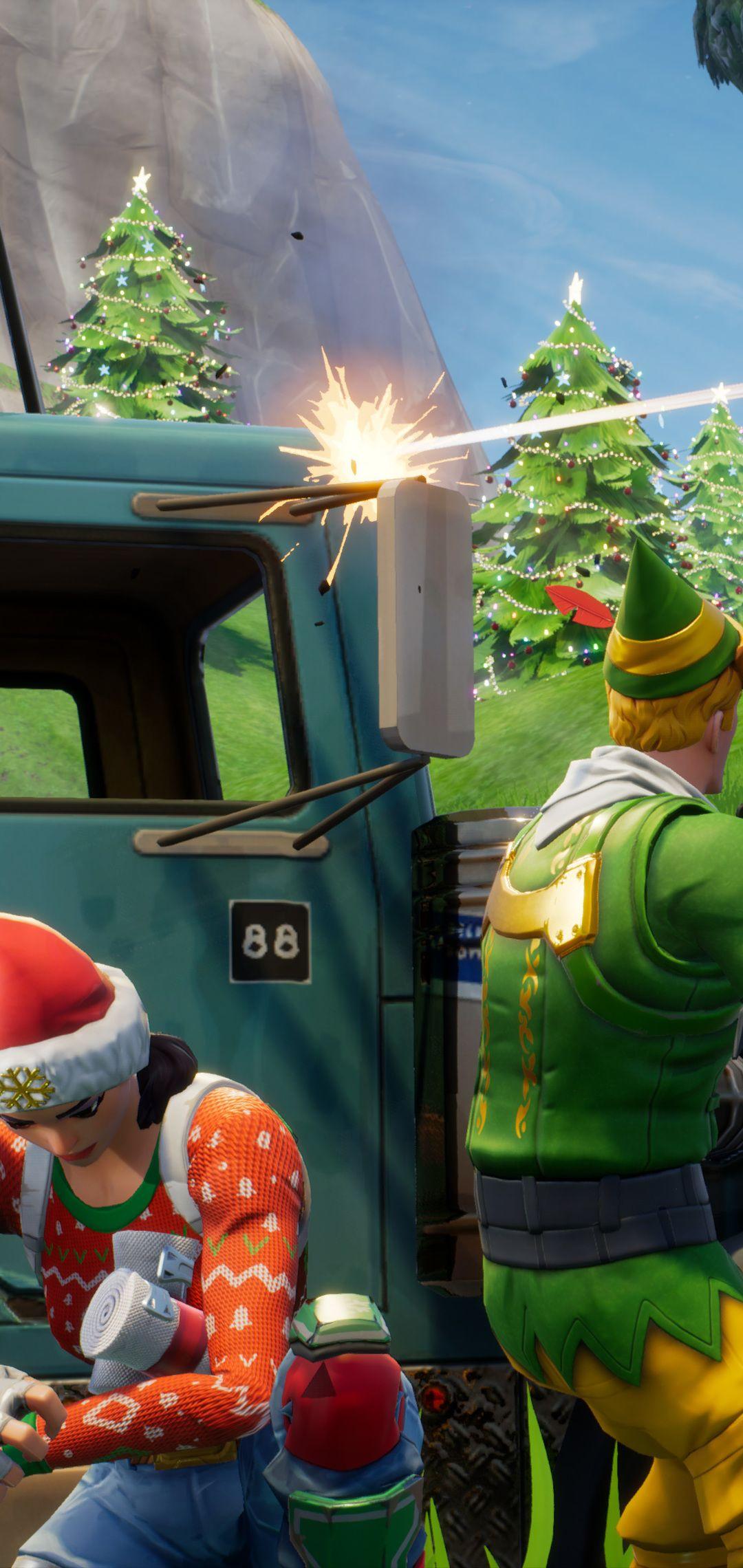 Fortnite Christmas Desktop Wallpapers - Top Free Fortnite Christmas ...