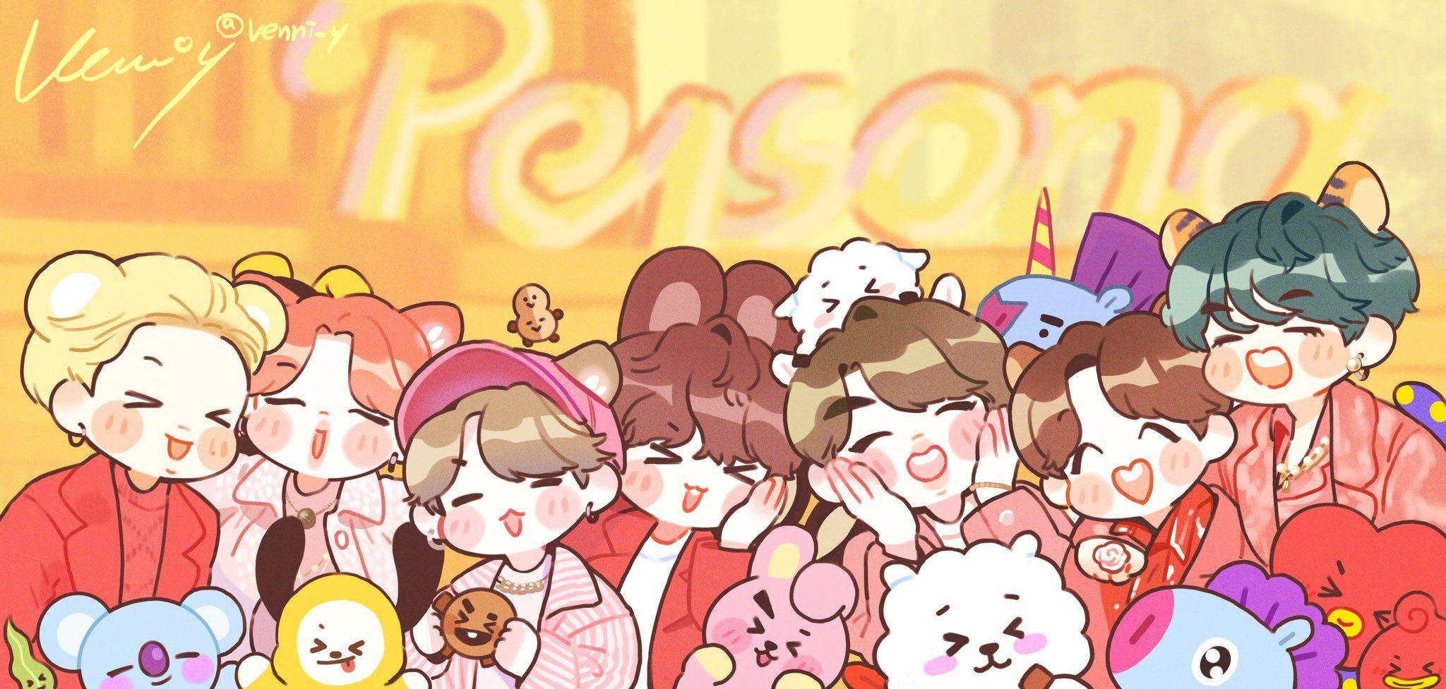 BTS Chibi Desktop Wallpapers - Top Free BTS Chibi Desktop Backgrounds ...