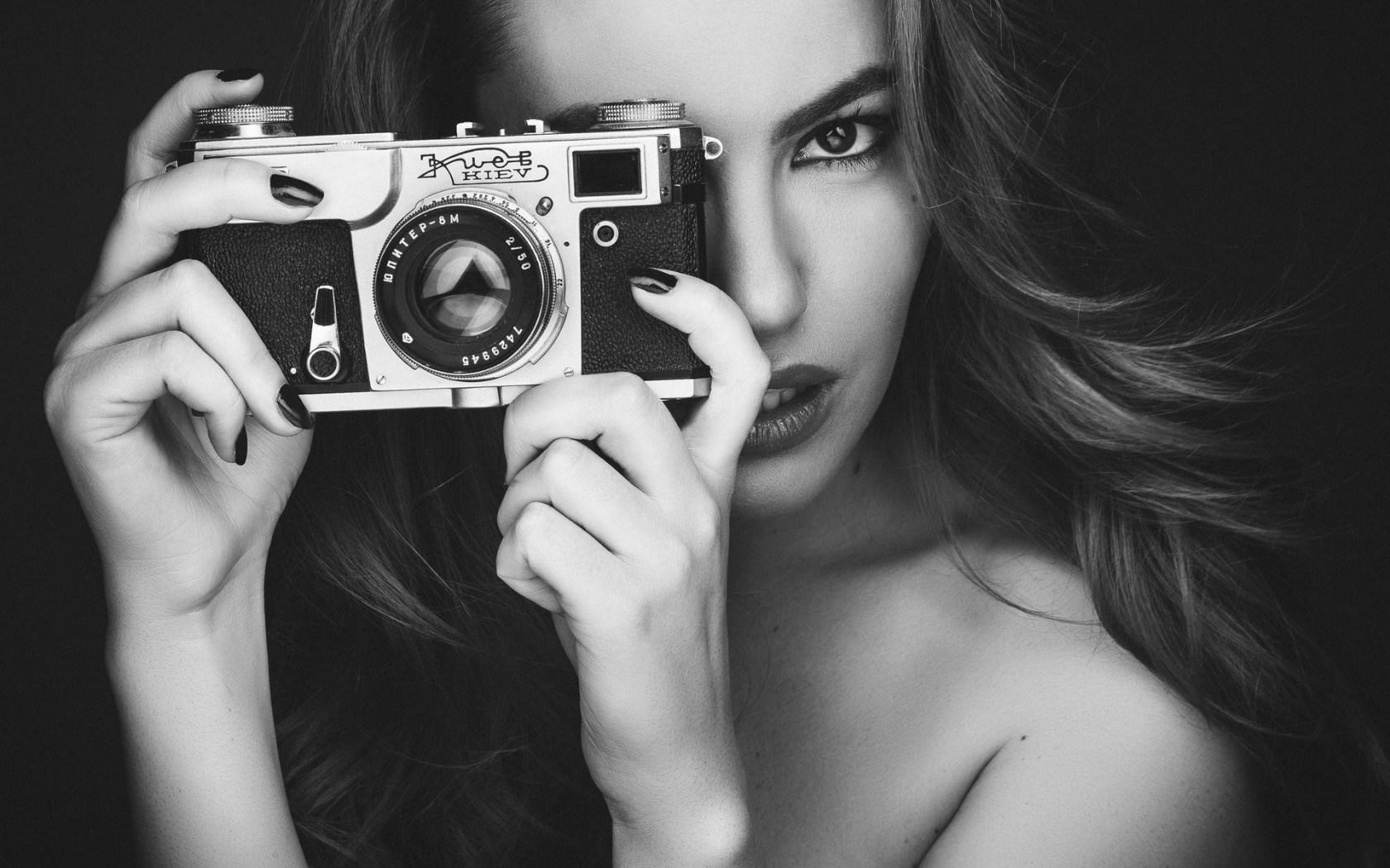 Girl With Camera Wallpapers - Top Free Girl With Camera Backgrounds ...