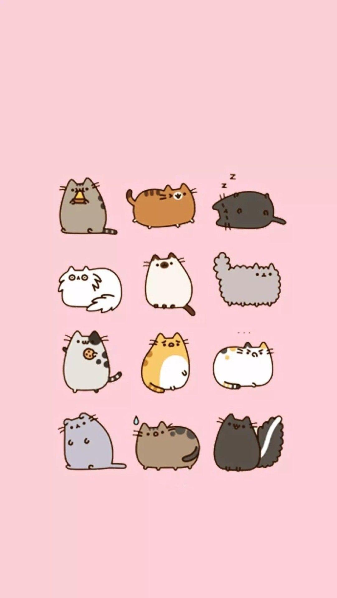 Pusheen Winter Wallpapers - Top Free Pusheen Winter Backgrounds ...