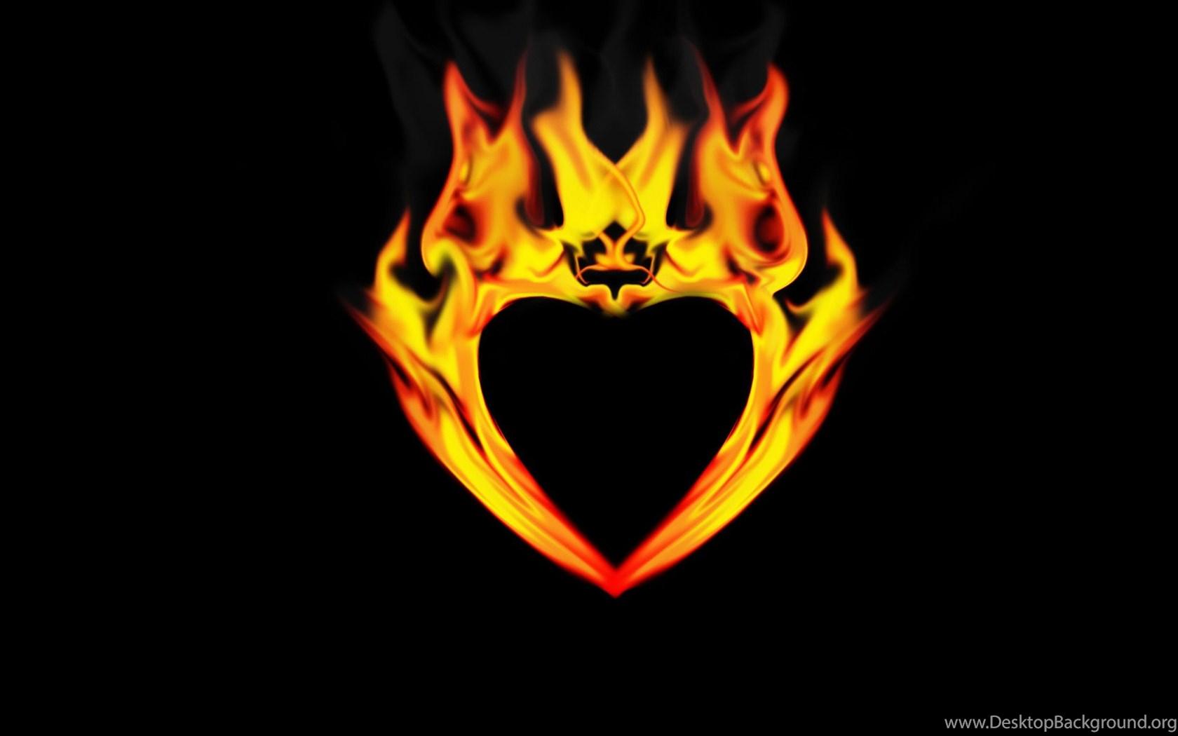 Heart Fire Wallpapers - Top Free Heart Fire Backgrounds - WallpaperAccess