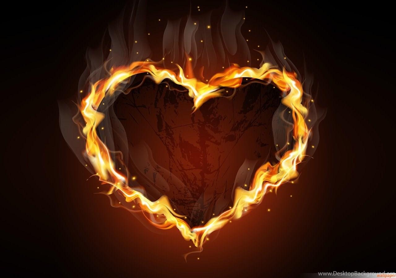 Heart Fire Wallpapers - Top Free Heart Fire Backgrounds - WallpaperAccess