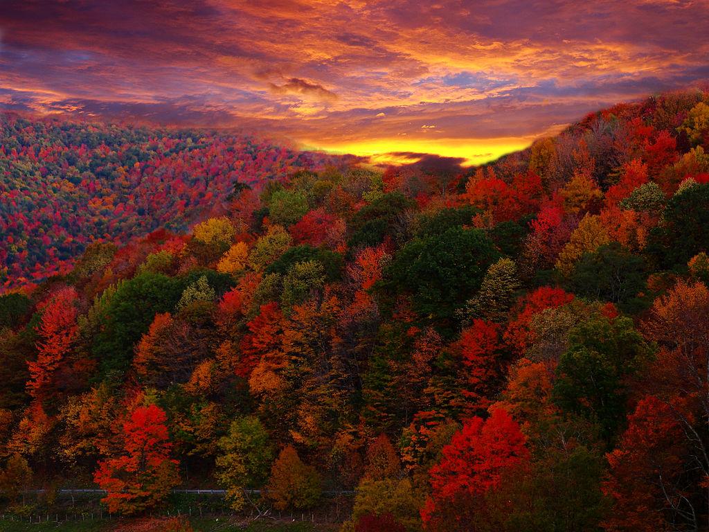Country Autumn Sunset Wallpapers - Top Free Country Autumn Sunset ...