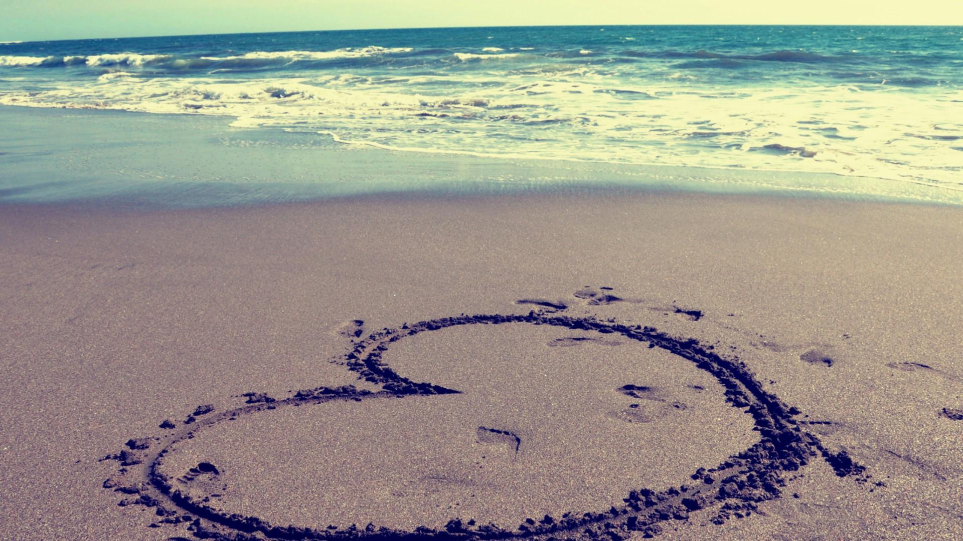Heart Love Beach Wallpapers - Top Free Heart Love Beach Backgrounds ...