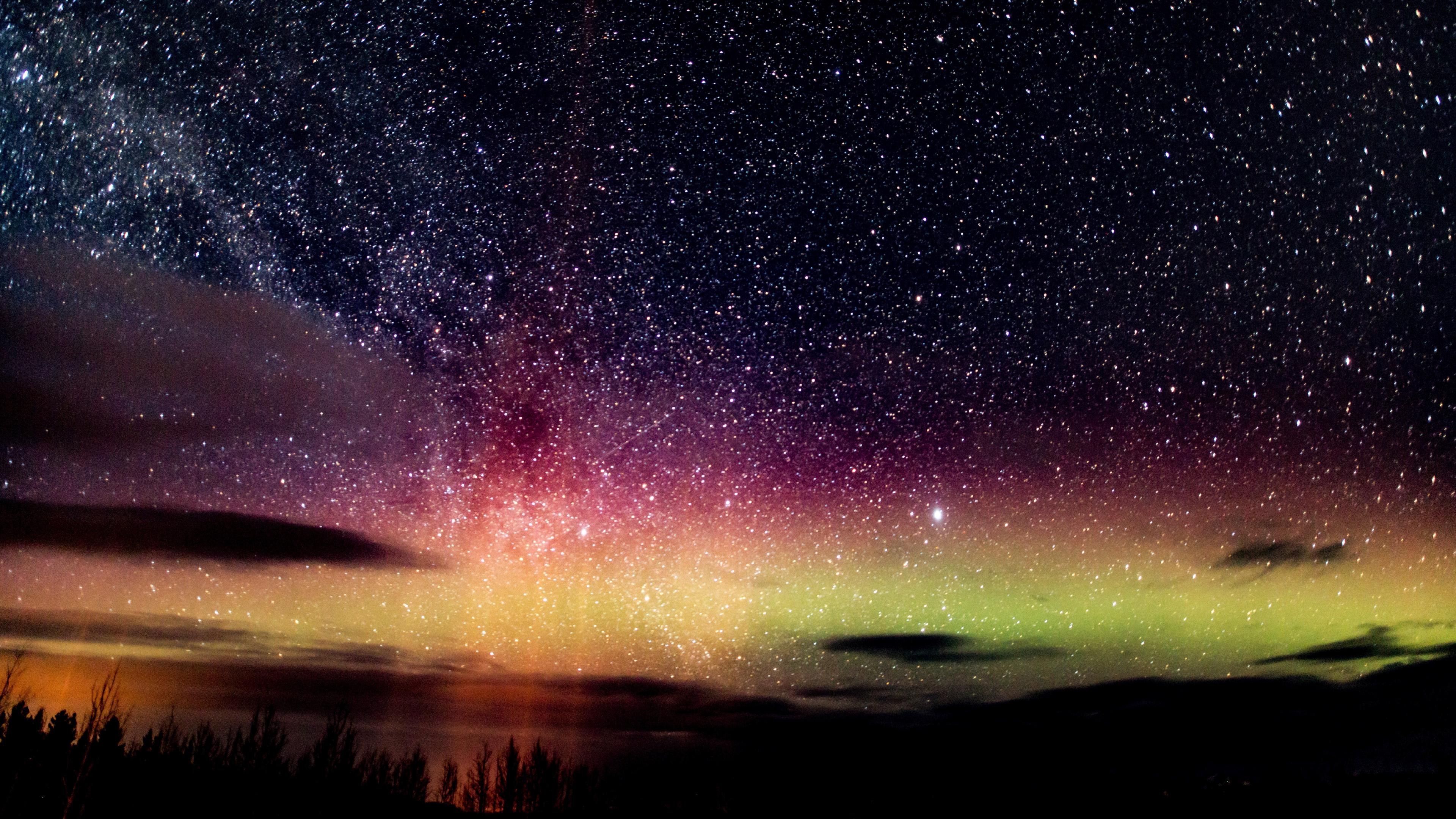 Stars Northern Lights Wallpapers - Top Free Stars Northern Lights ...