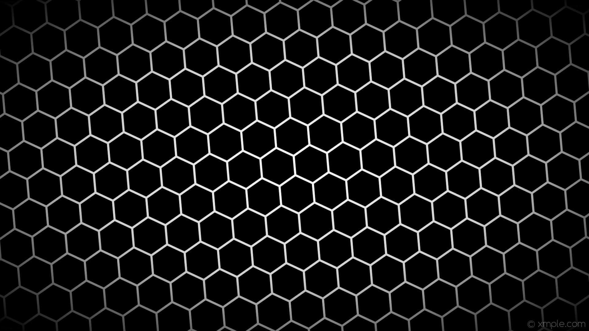Black and White Hexagon Wallpapers - Top Free Black and White Hexagon ...