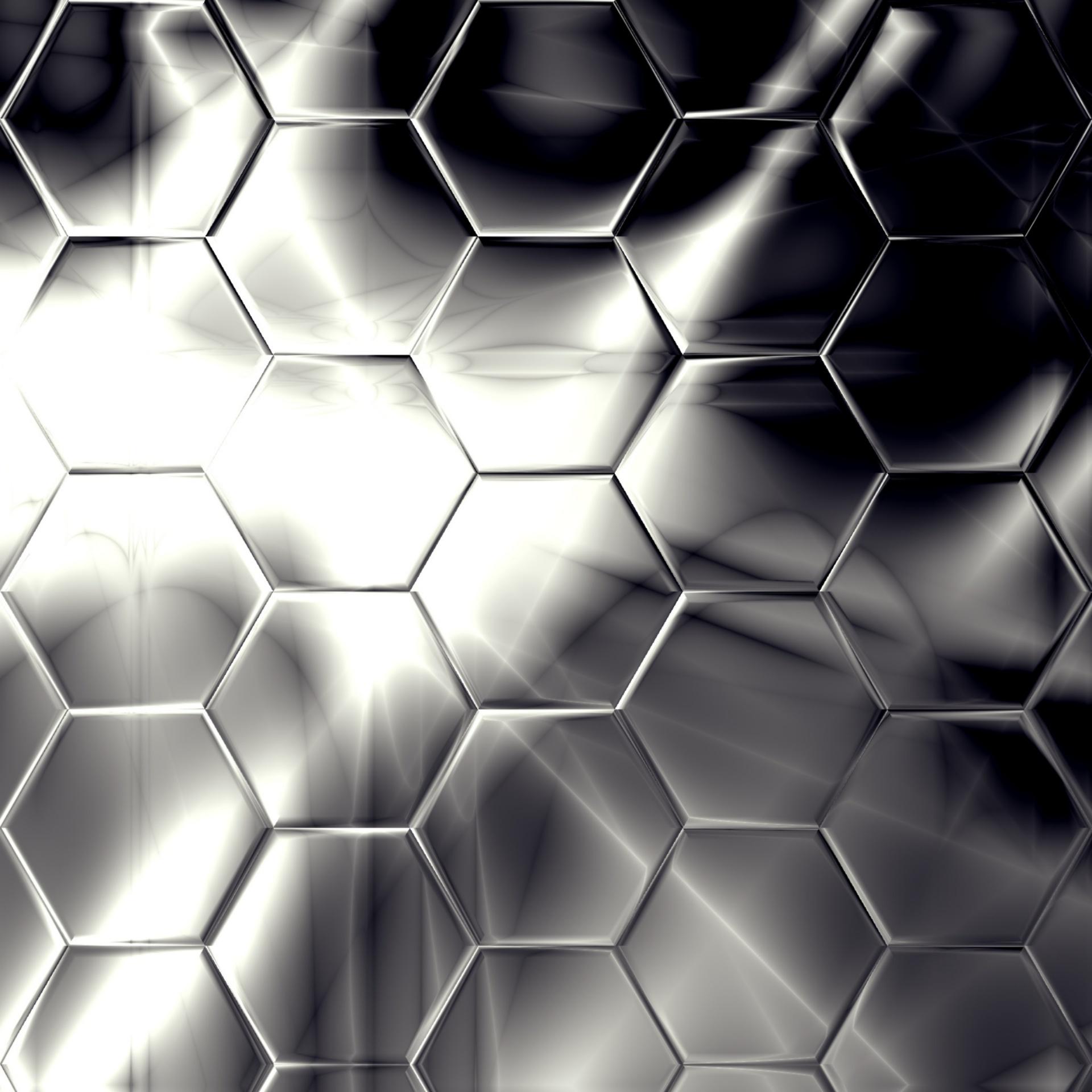 Black and White Hexagon Wallpapers - Top Free Black and White Hexagon ...