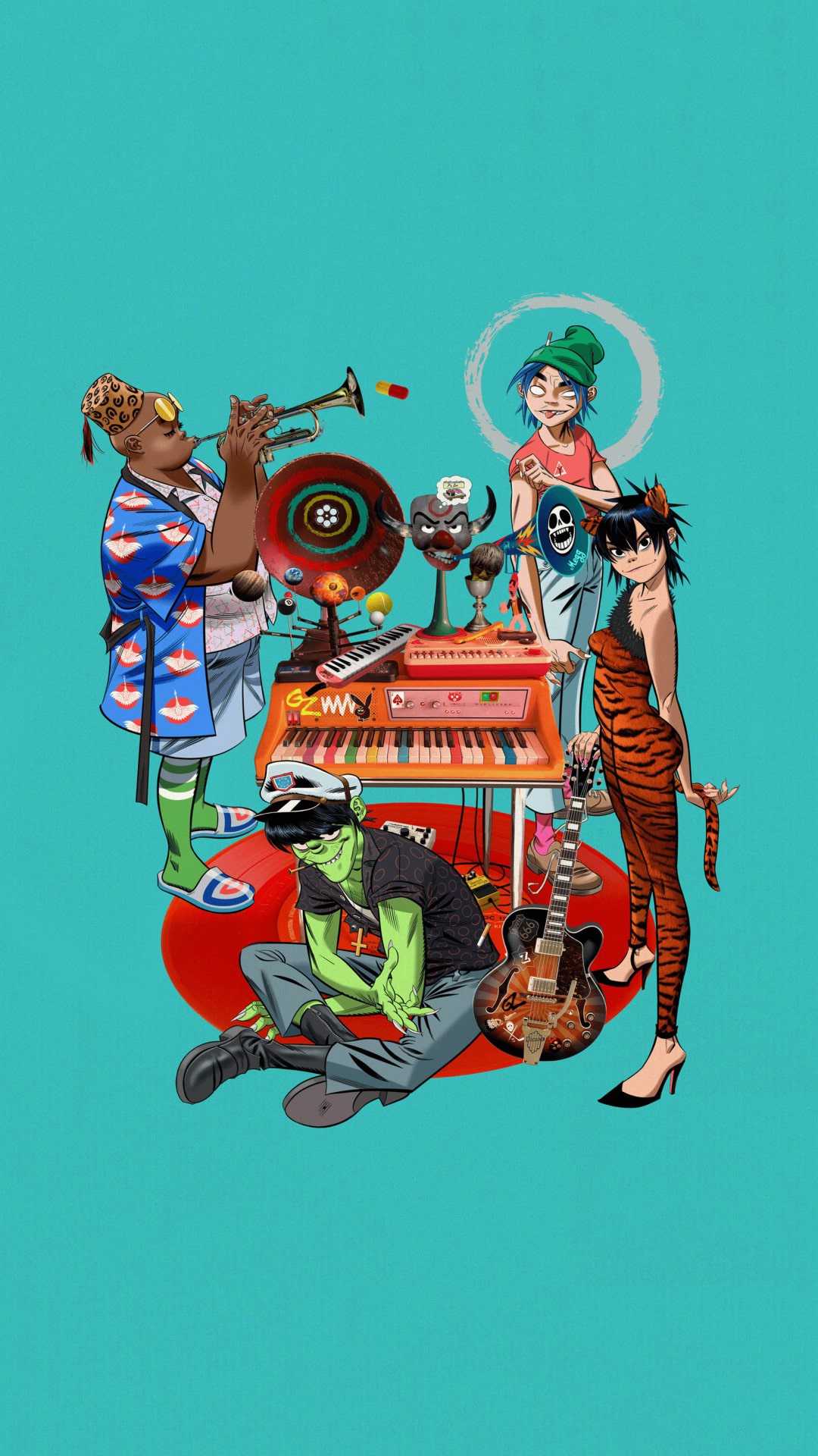 Gorillaz Phone Wallpapers - Top Free Gorillaz Phone Backgrounds ...