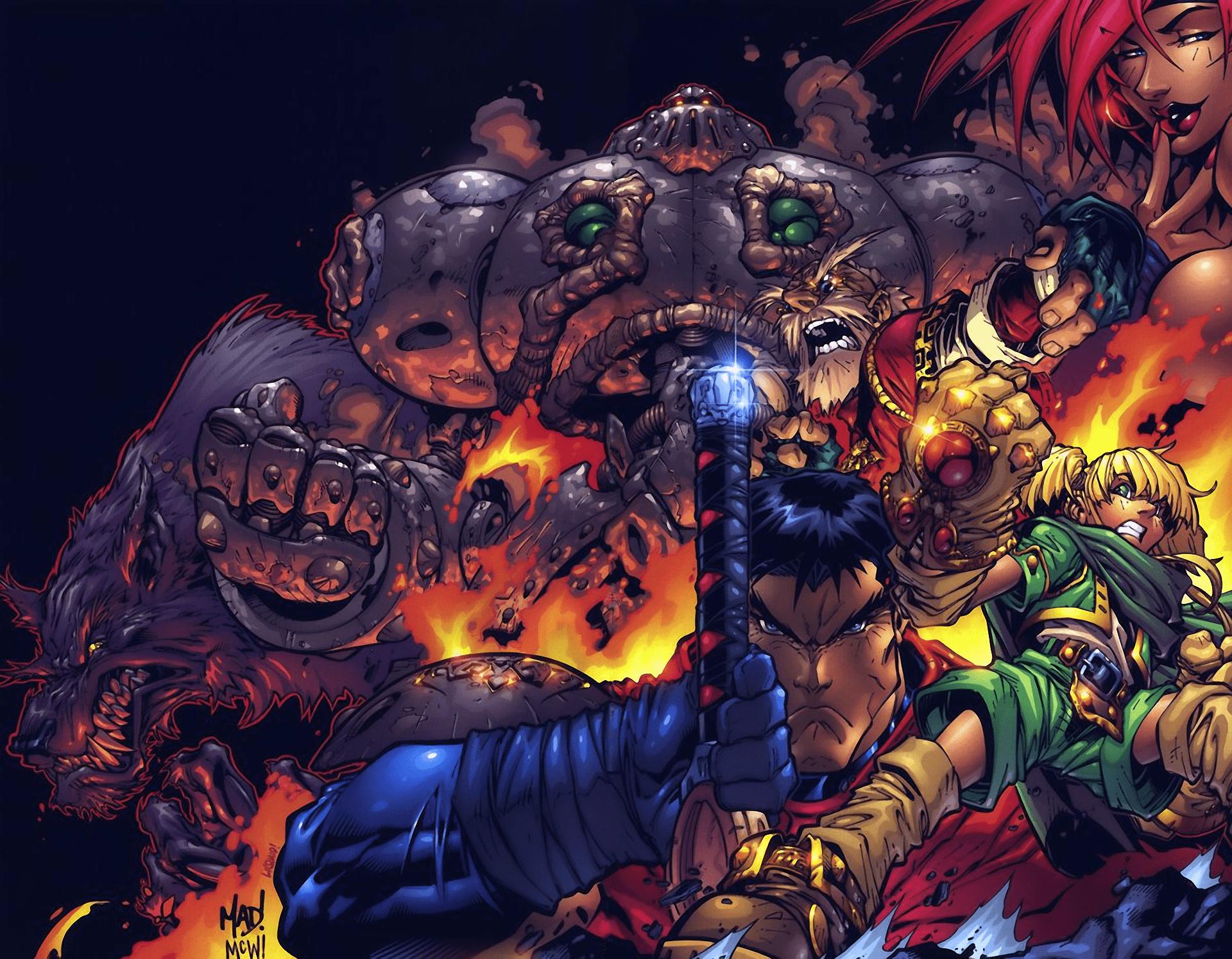 Battle Chasers Wallpapers - Top Free Battle Chasers Backgrounds ...