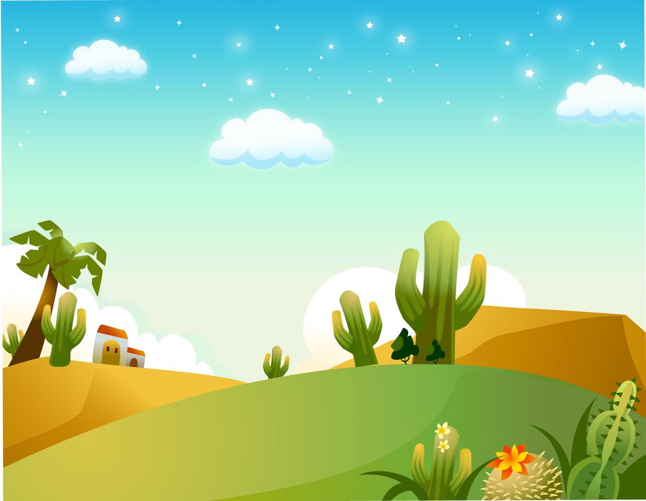 Simple Nature Cartoon Wallpapers - Top Free Simple Nature Cartoon ...