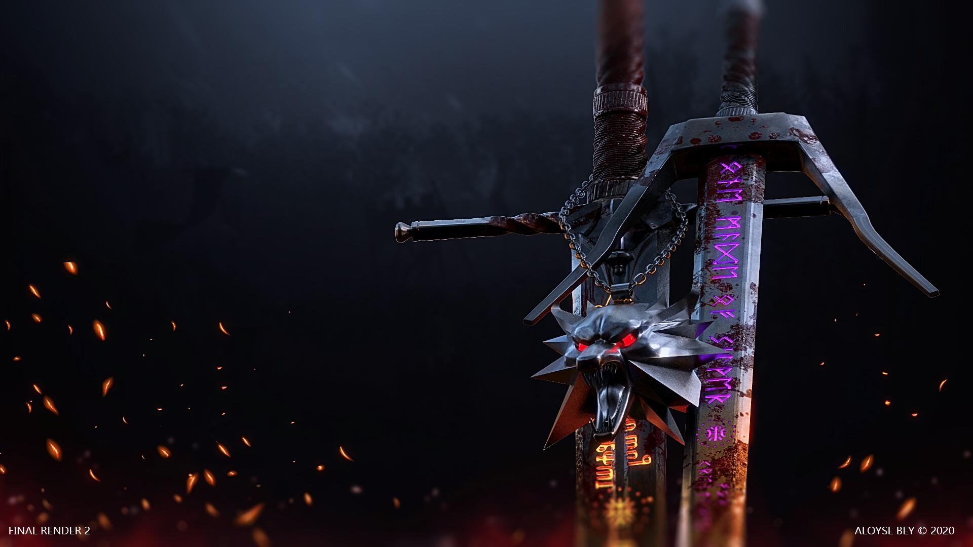 Witcher Sword Wallpapers - Top Free Witcher Sword Backgrounds ...