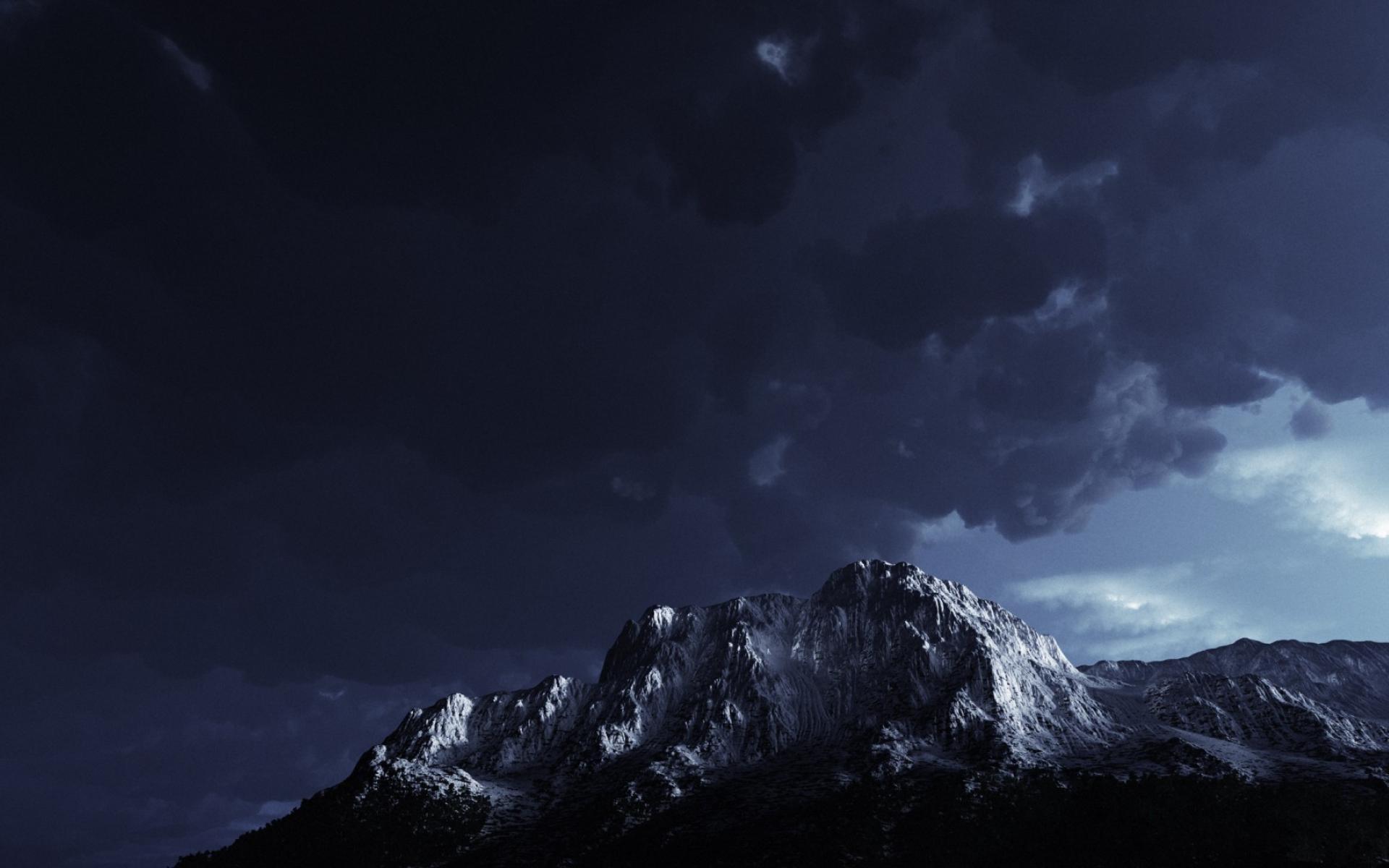 Dark Night Mountains Wallpapers - Top Free Dark Night Mountains ...