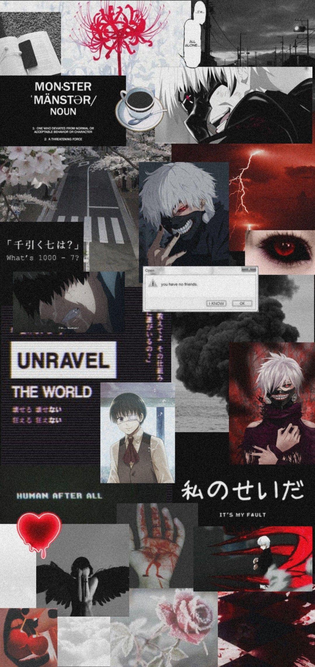 Tokyo Ghoul Collage Wallpapers - Top Free Tokyo Ghoul Collage Backgrounds - WallpaperAccess