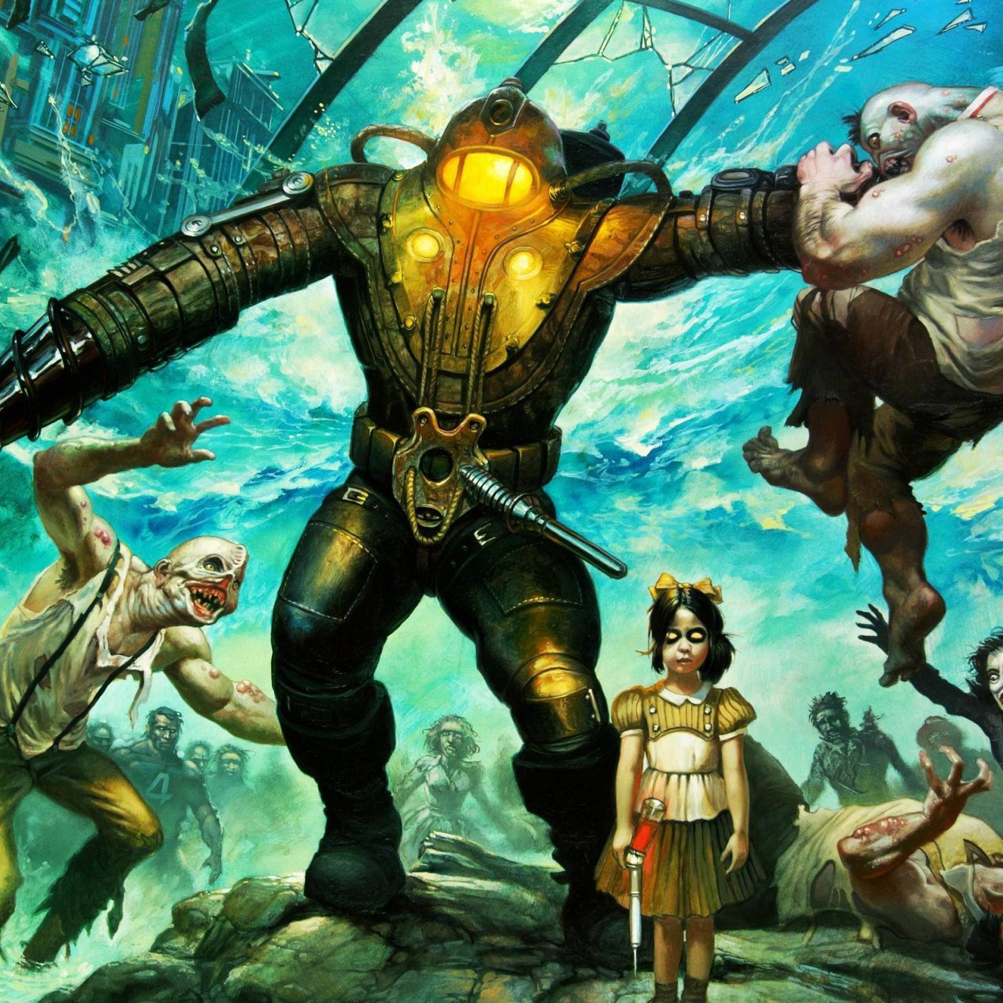 BioShock Big Daddy Wallpapers - Top Free BioShock Big Daddy Backgrounds ...