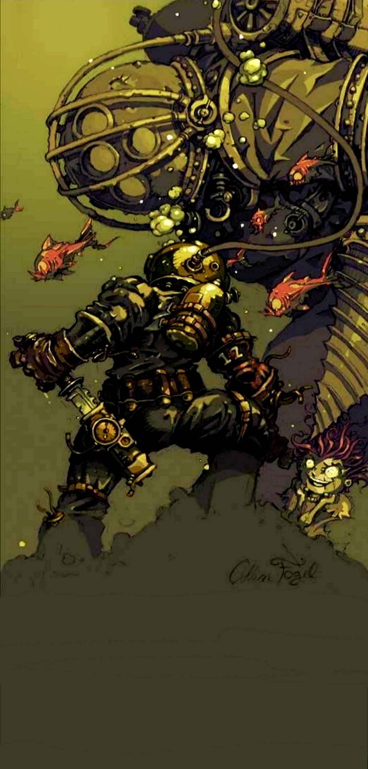 BioShock Big Daddy Wallpapers - Top Free BioShock Big Daddy Backgrounds ...