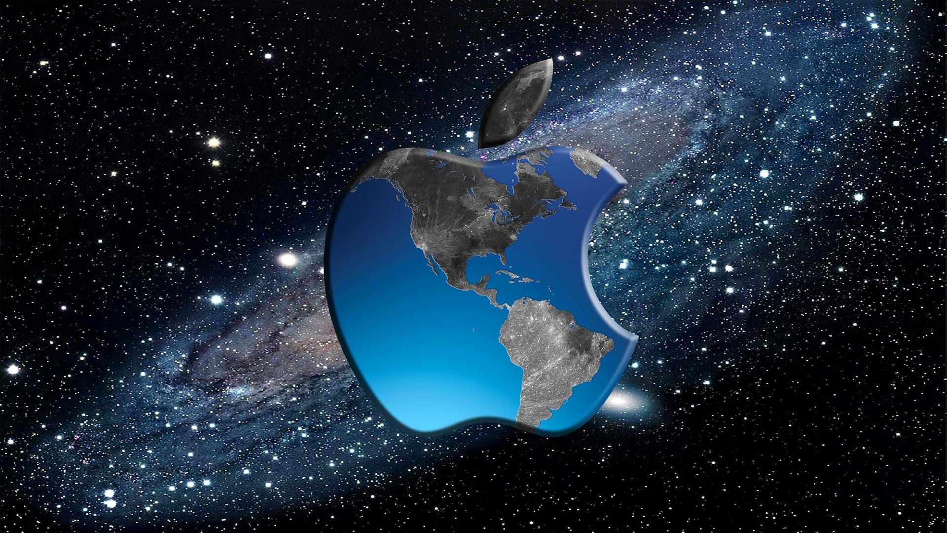 Apple Logo Space Wallpapers - Top Free Apple Logo Space Backgrounds ...