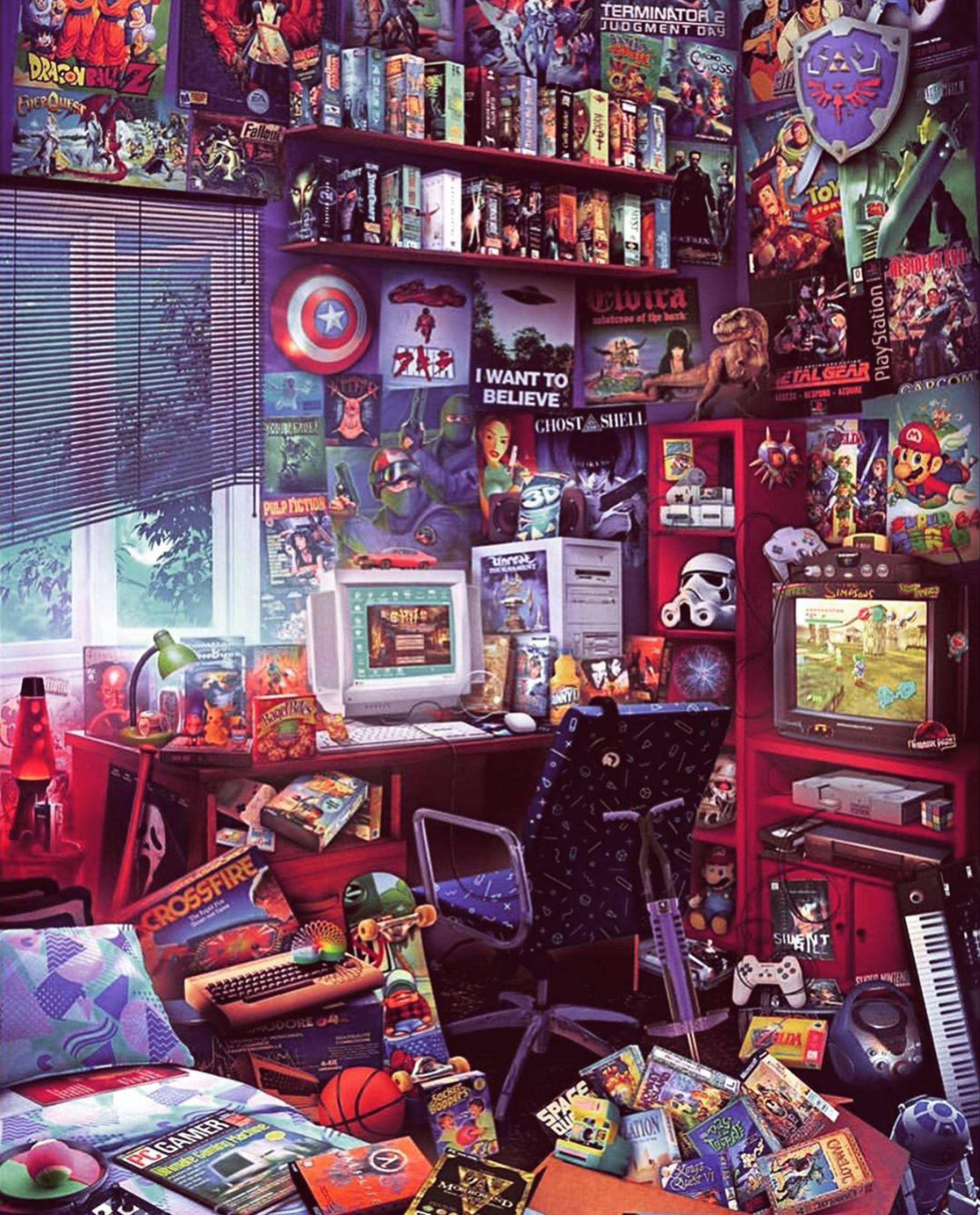 Retro Game Room Wallpapers - Top Free Retro Game Room Backgrounds ...