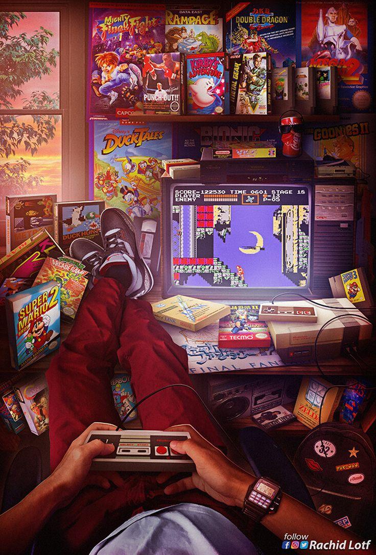 Retro Game Room Wallpapers - Top Free Retro Game Room Backgrounds ...