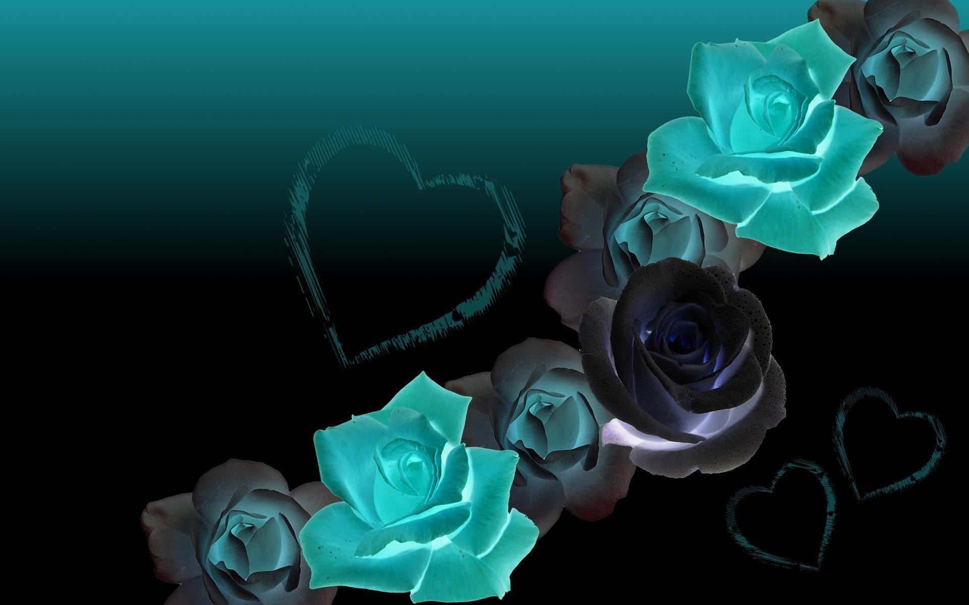 Teal Rose Wallpapers - Top Free Teal Rose Backgrounds - WallpaperAccess