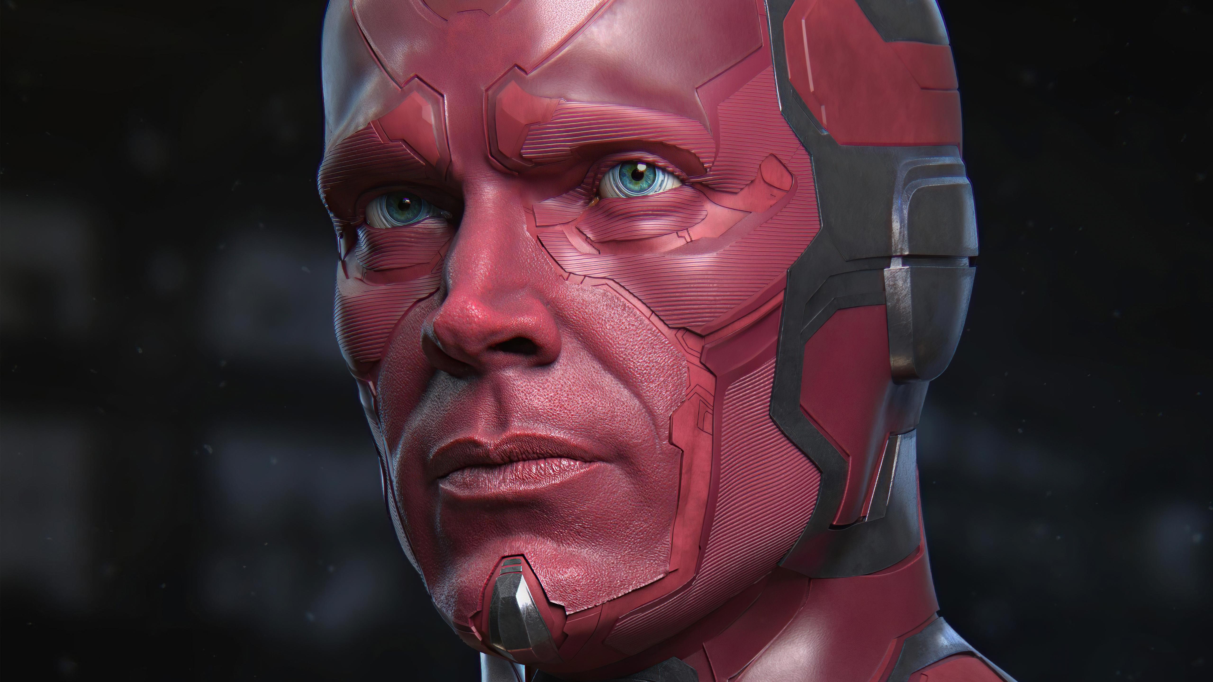 Vision Avengers Face Wallpapers - Top Free Vision Avengers Face ...