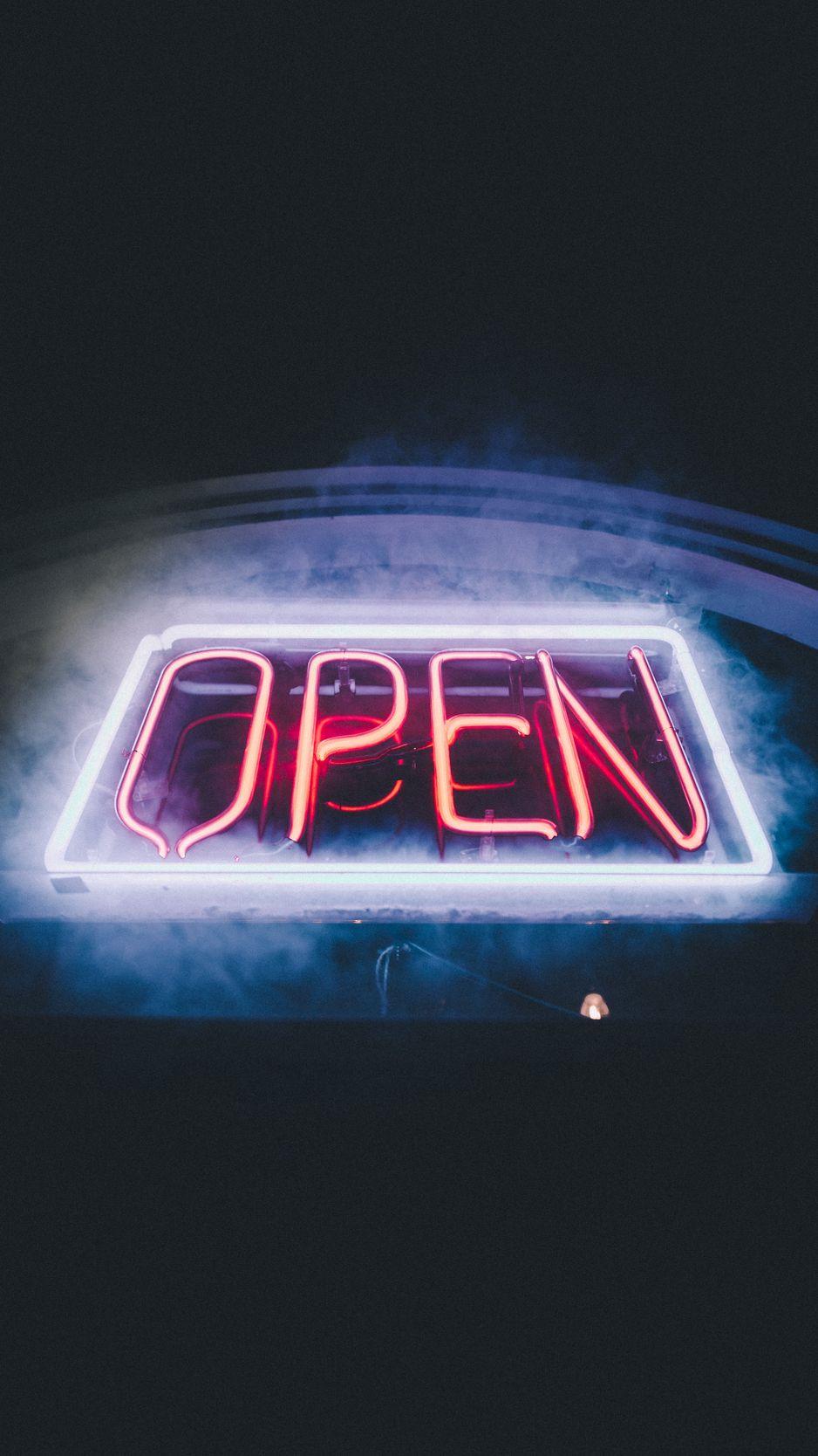 Open Neon Wallpapers - Top Free Open Neon Backgrounds - WallpaperAccess