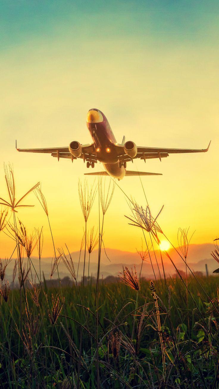 Plane Sunset Wallpapers - Top Free Plane Sunset Backgrounds ...