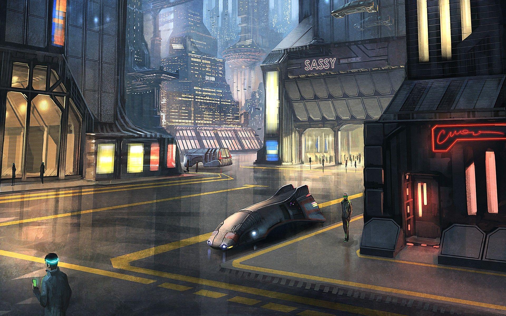 Futuristic Street Wallpapers - Top Free Futuristic Street Backgrounds ...