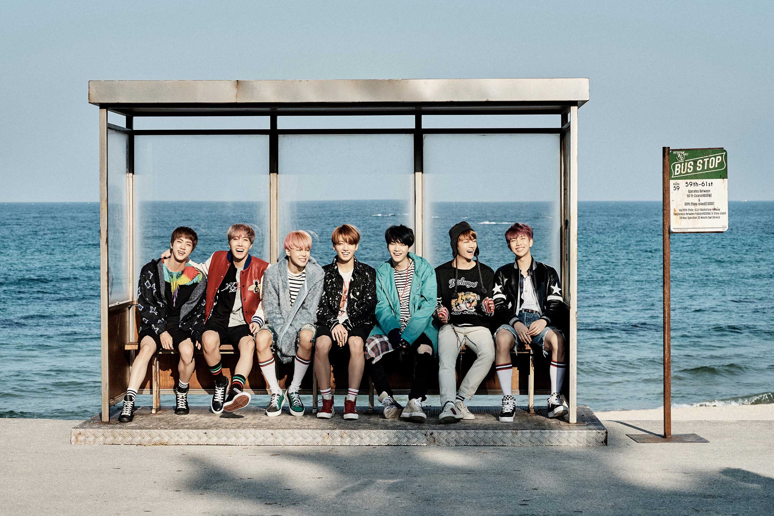 BTS Bus Stop Wallpapers - Top Free BTS Bus Stop Backgrounds ...