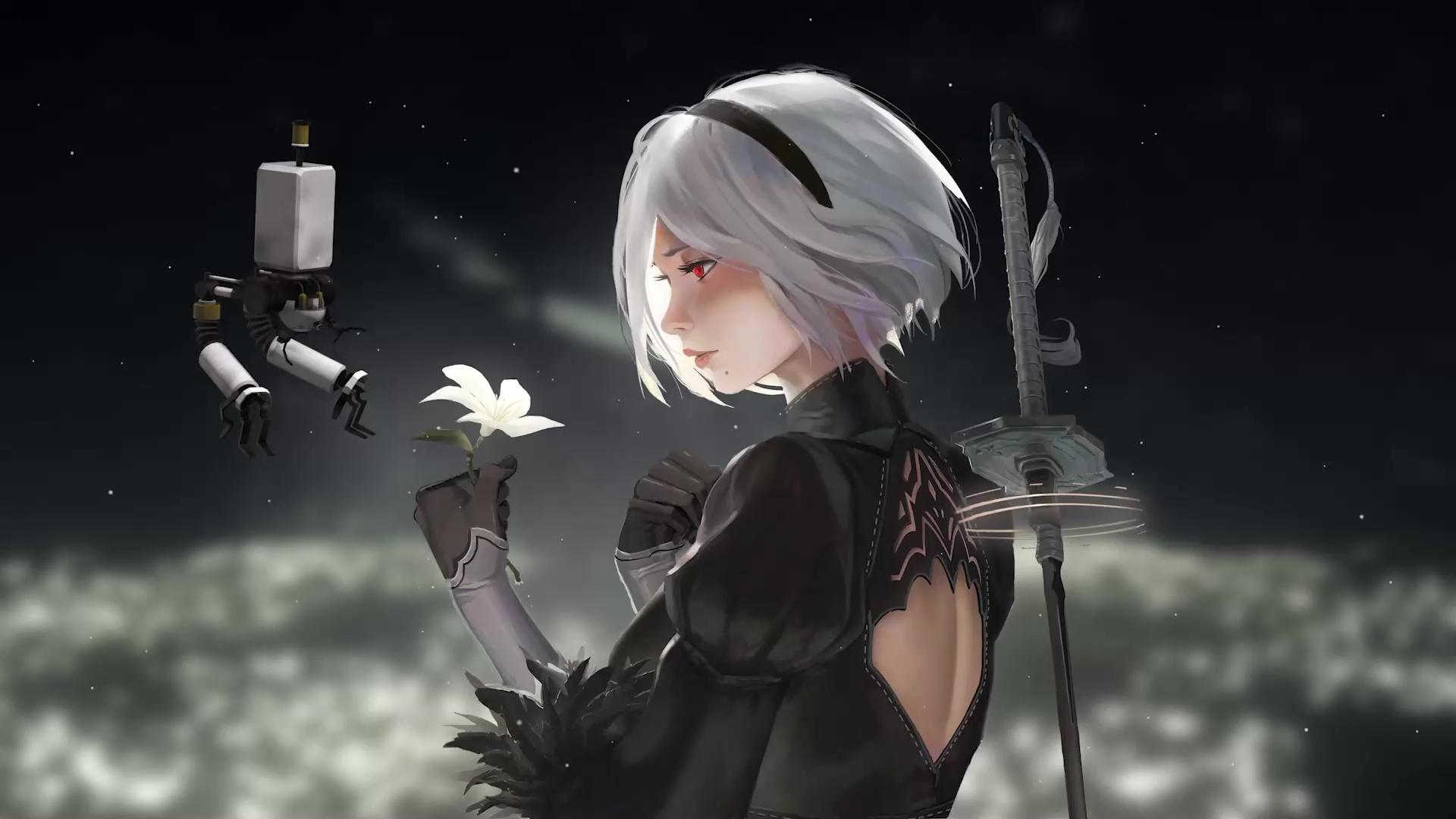 Nier 2B Wallpapers - Top Free Nier 2B Backgrounds - WallpaperAccess