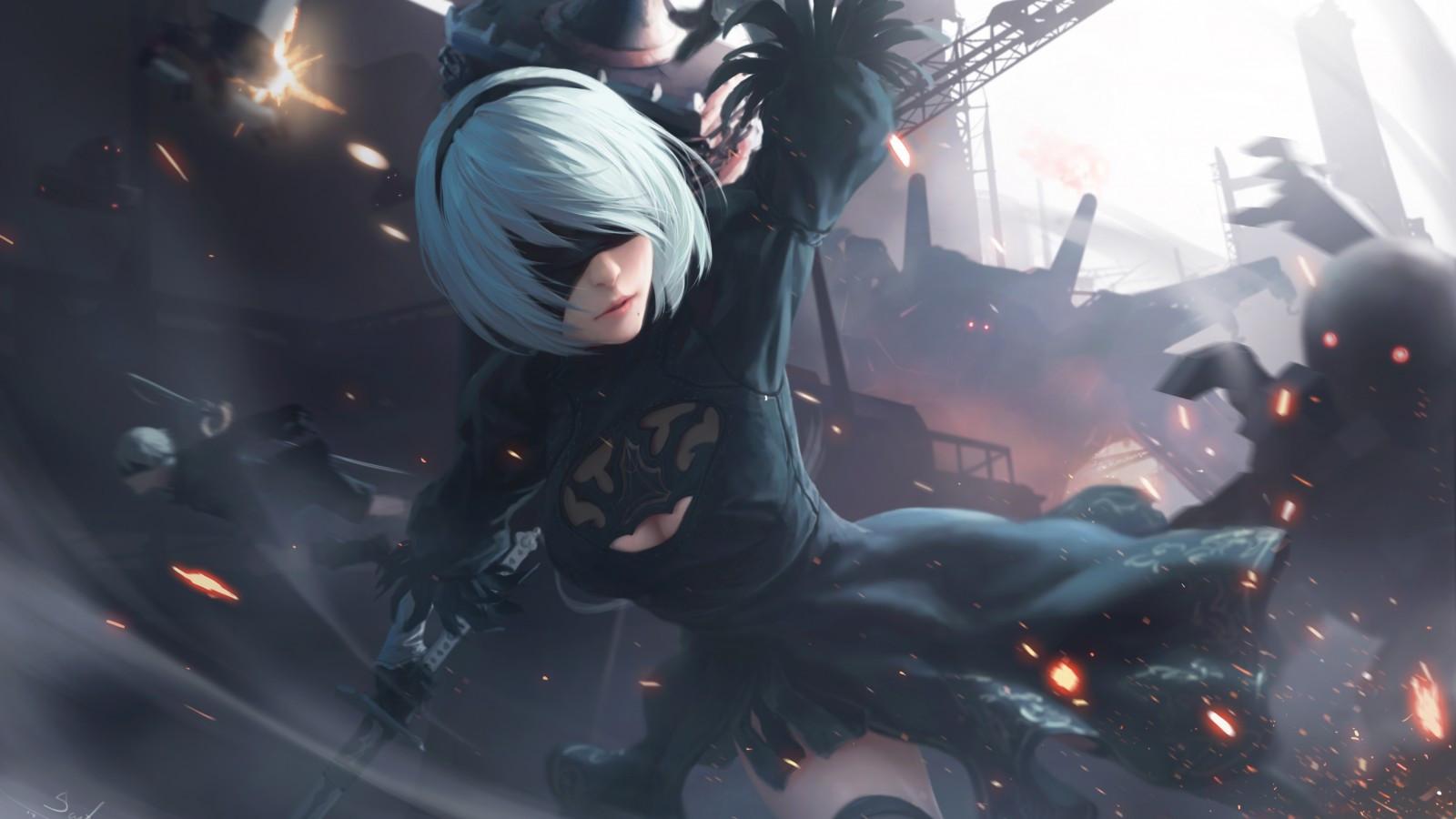 Yorha 2b Wallpapers - Top Free Yorha 2b Backgrounds - WallpaperAccess