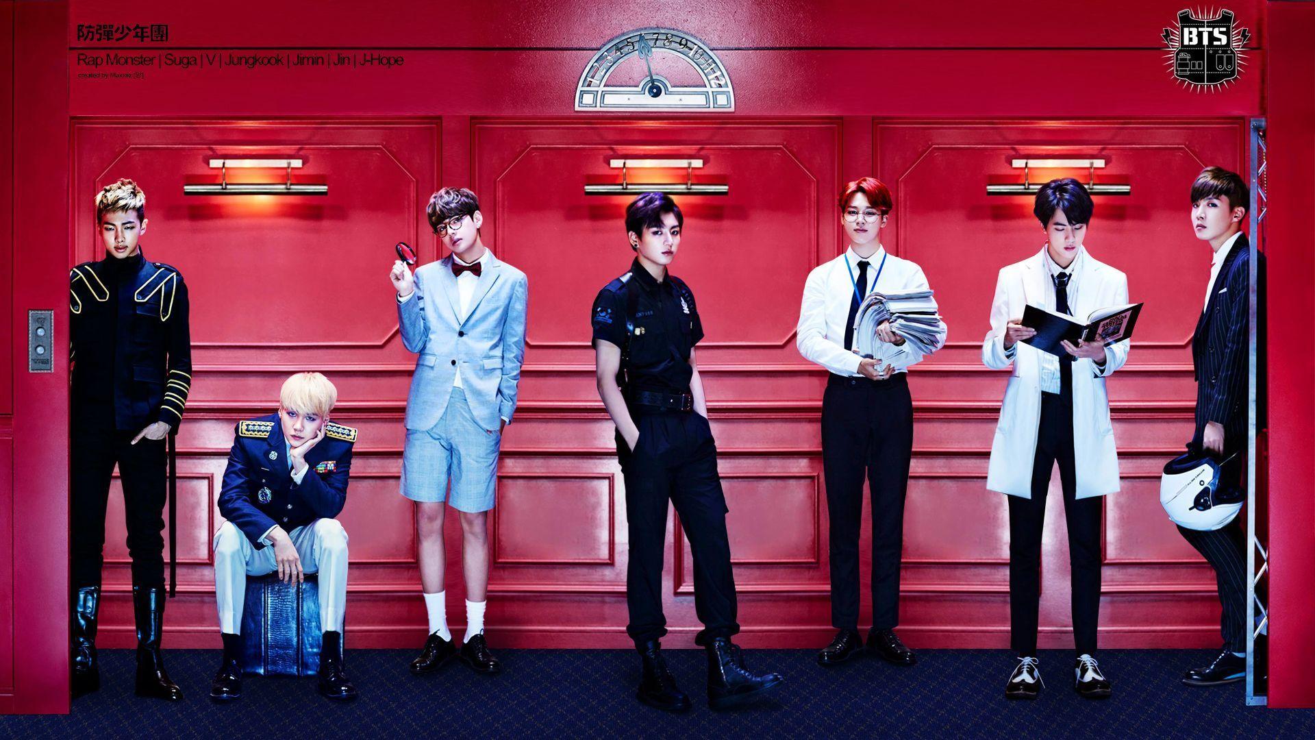 BTS Red Desktop Wallpapers - Top Free BTS Red Desktop Backgrounds ...