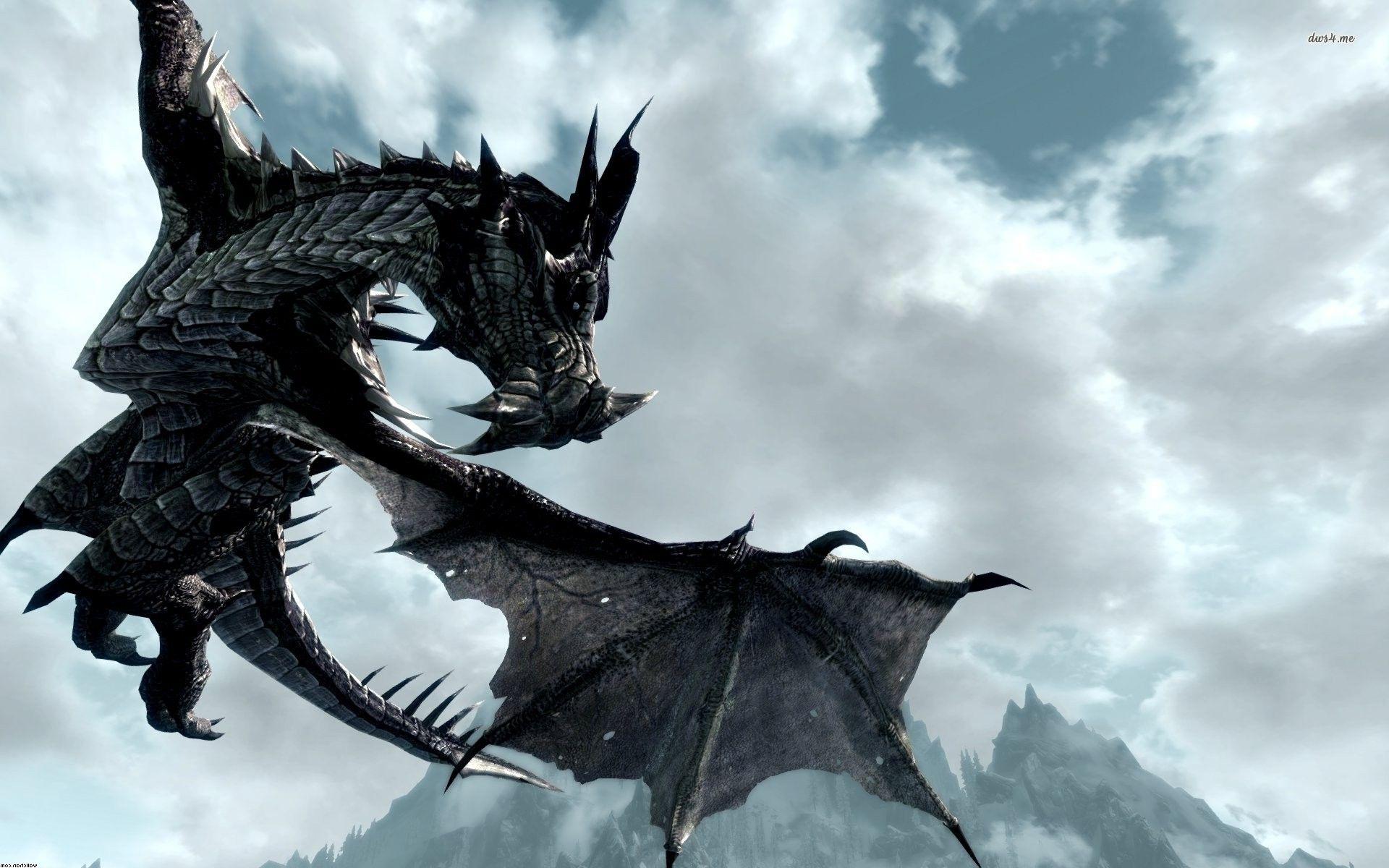 Skyrim Dragons 4K Wallpapers - Top Free Skyrim Dragons 4K Backgrounds ...