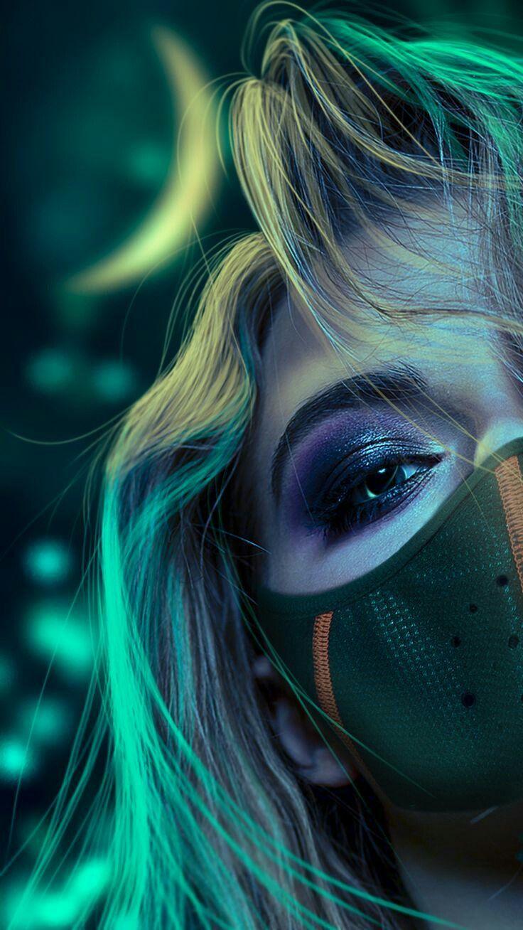 Girl With Mask Wallpapers - Top Free Girl With Mask Backgrounds ...