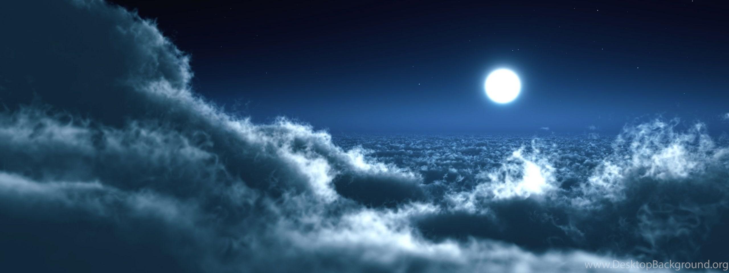Night Sky with Clouds Wallpapers - Top Free Night Sky with Clouds ...