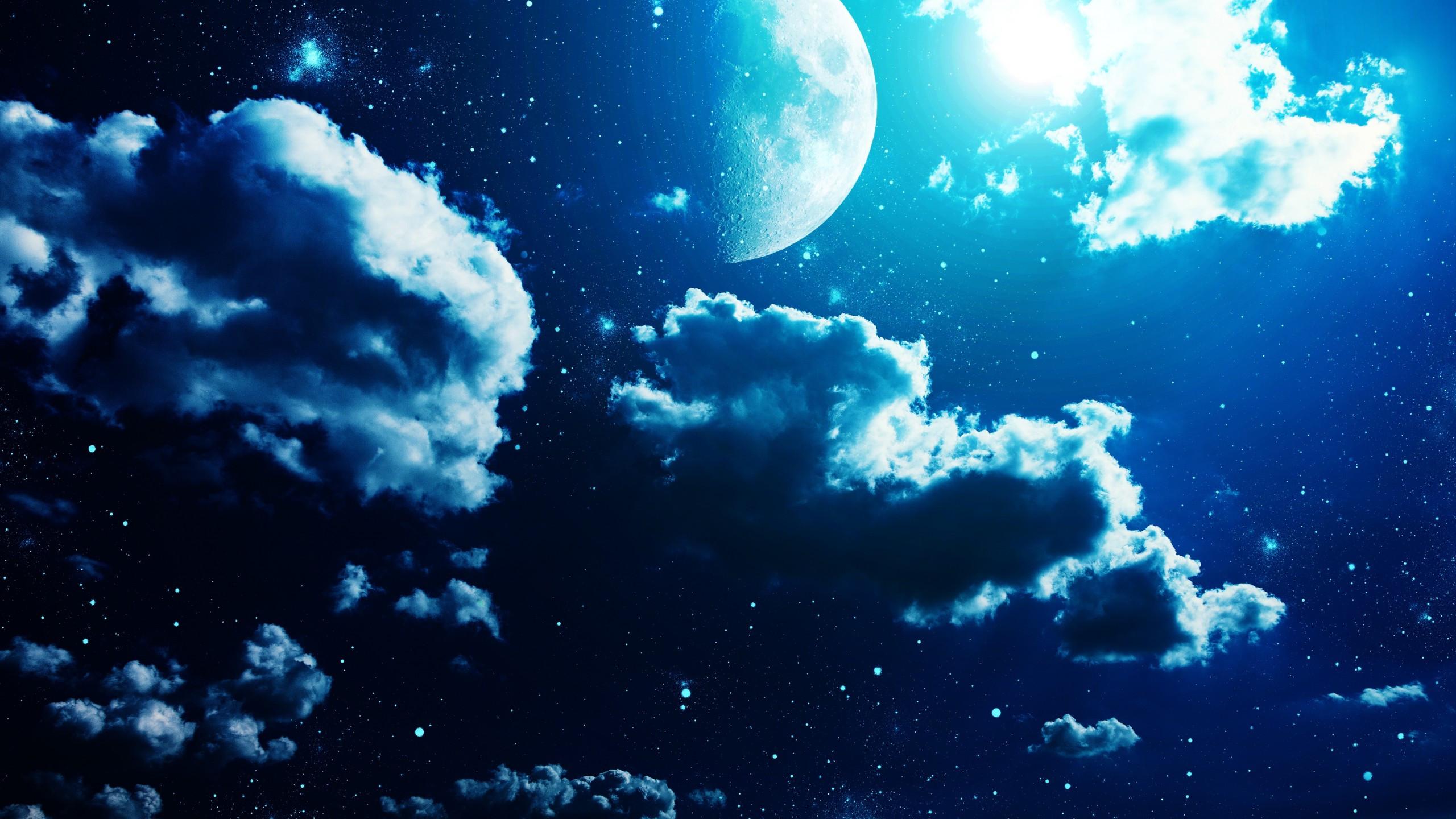 Night Sky with Clouds Wallpapers - Top Free Night Sky with Clouds ...