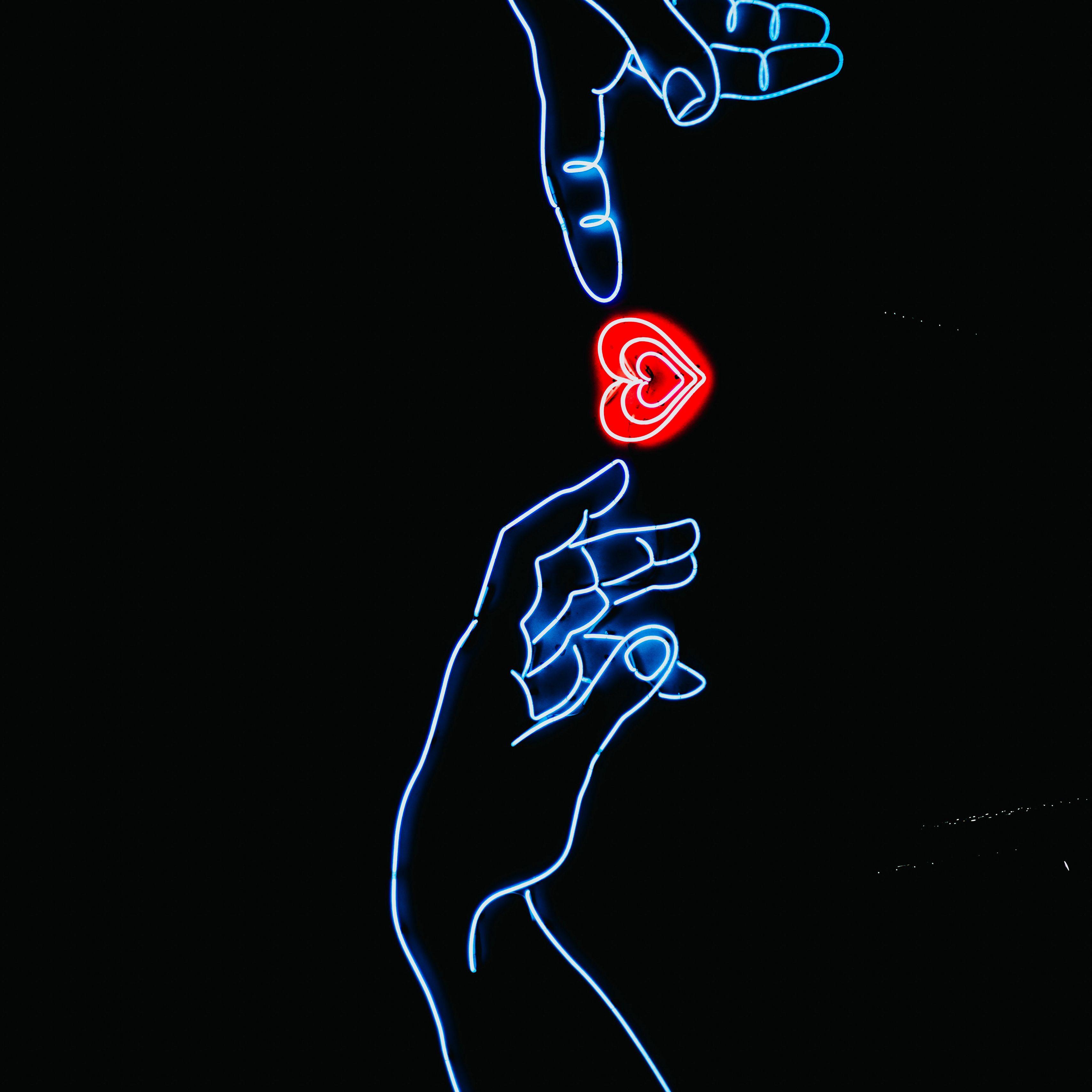 Neon Broken Heart Wallpapers - Top Free Neon Broken Heart Backgrounds ...