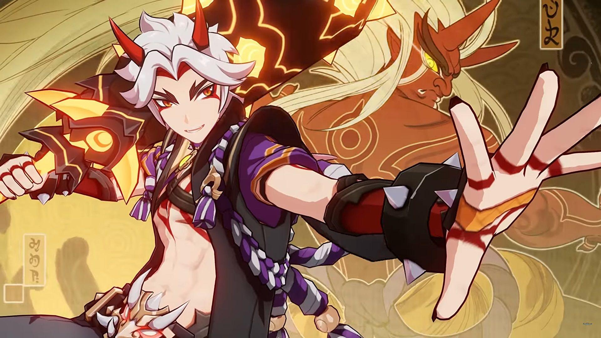 Arataki Itto Wallpapers - Top Free Arataki Itto Backgrounds ...