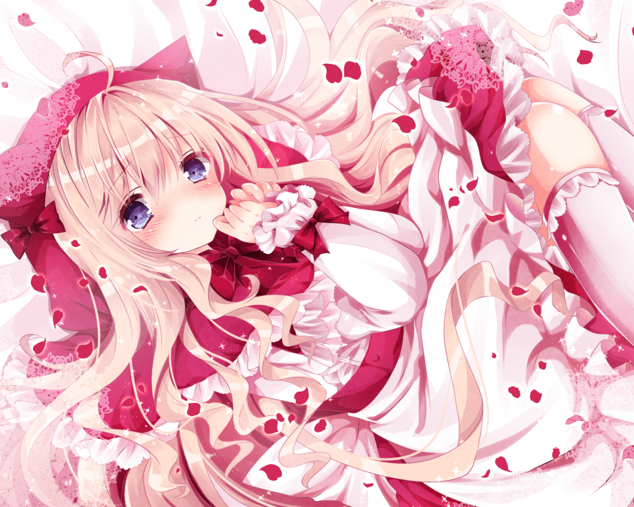 Anime Girl Pink Wallpapers Top Free Anime Girl Pink Backgrounds