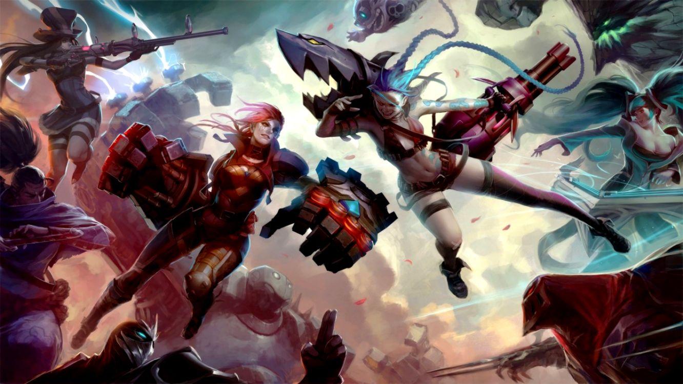 Jinx and Vi Wallpapers - Top Free Jinx and Vi Backgrounds - WallpaperAccess